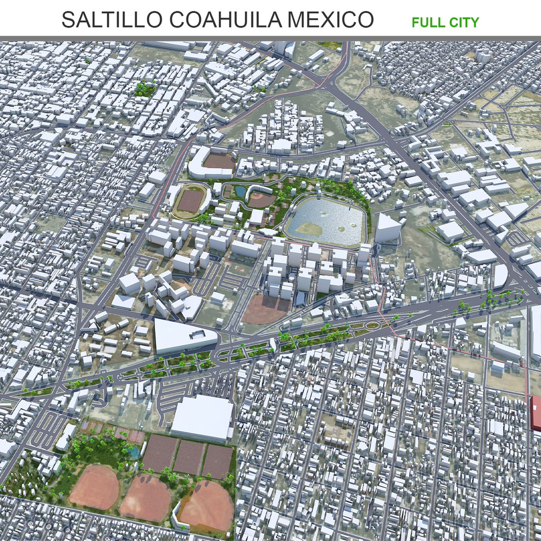 Saltillo Coahuila Mexico 3D - TurboSquid 2135172