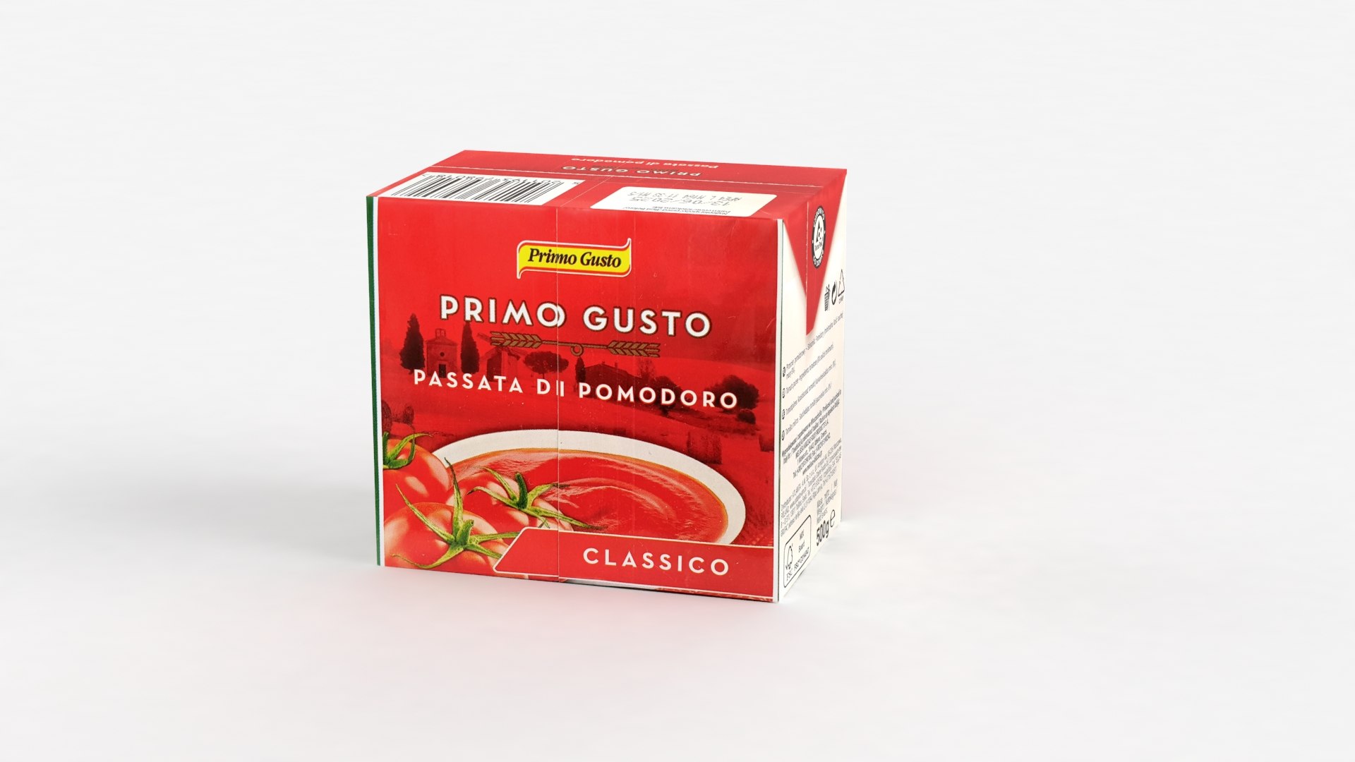 Primo Gusto Passata Di Pomodoro Classico 500g Model - TurboSquid 2128767