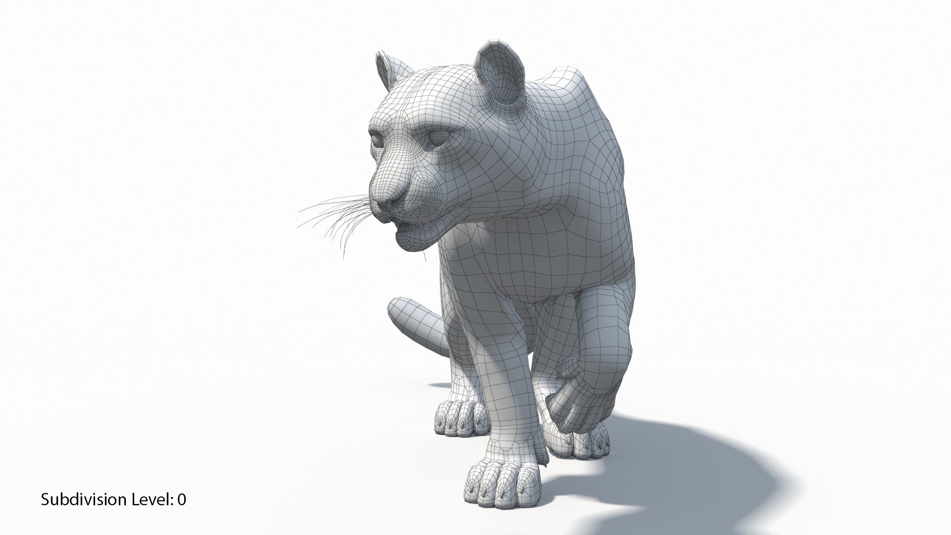 3D snow leopard animation model - TurboSquid 1487680