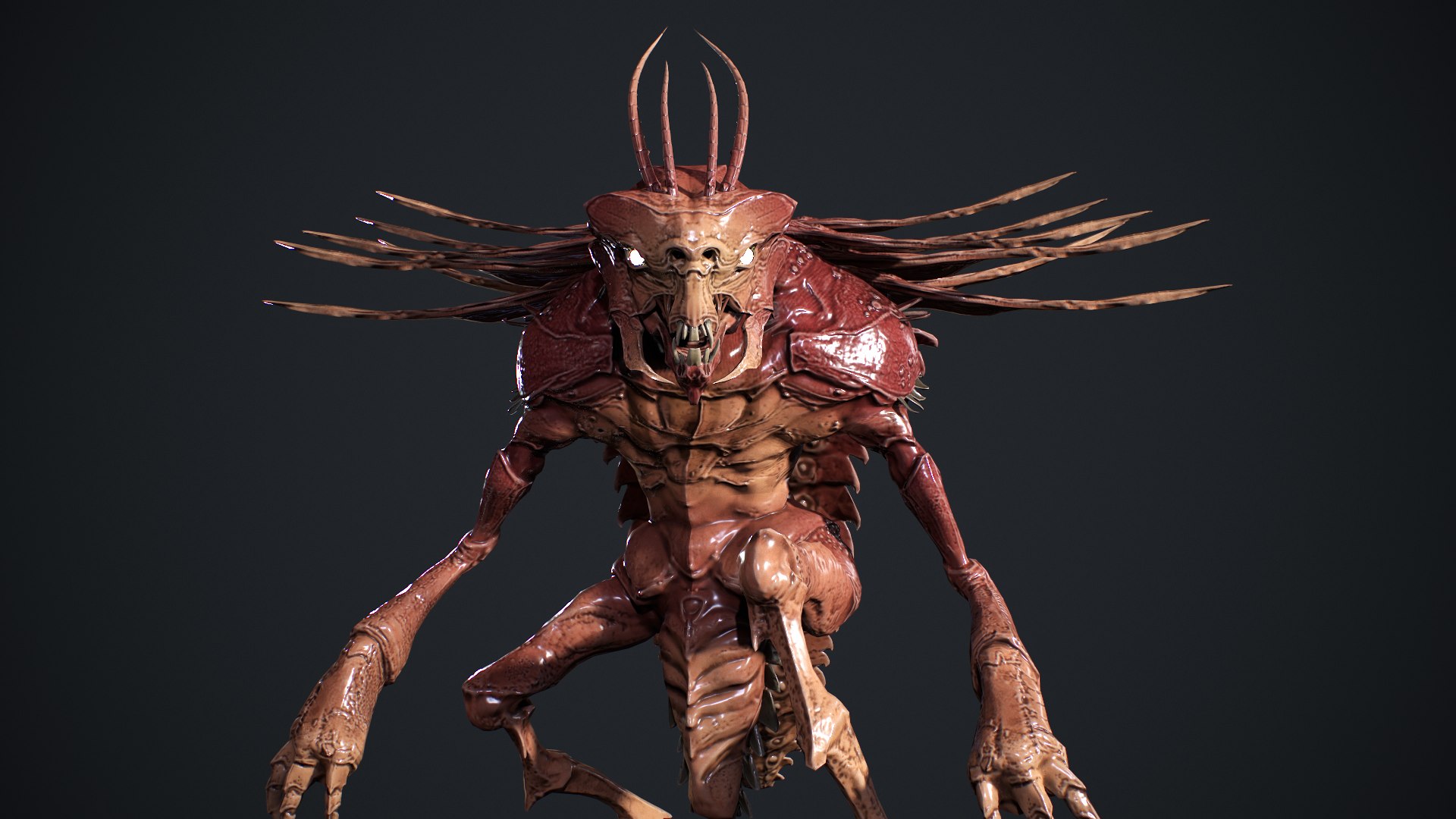 3D Bug Creature 2 Model - TurboSquid 1969215