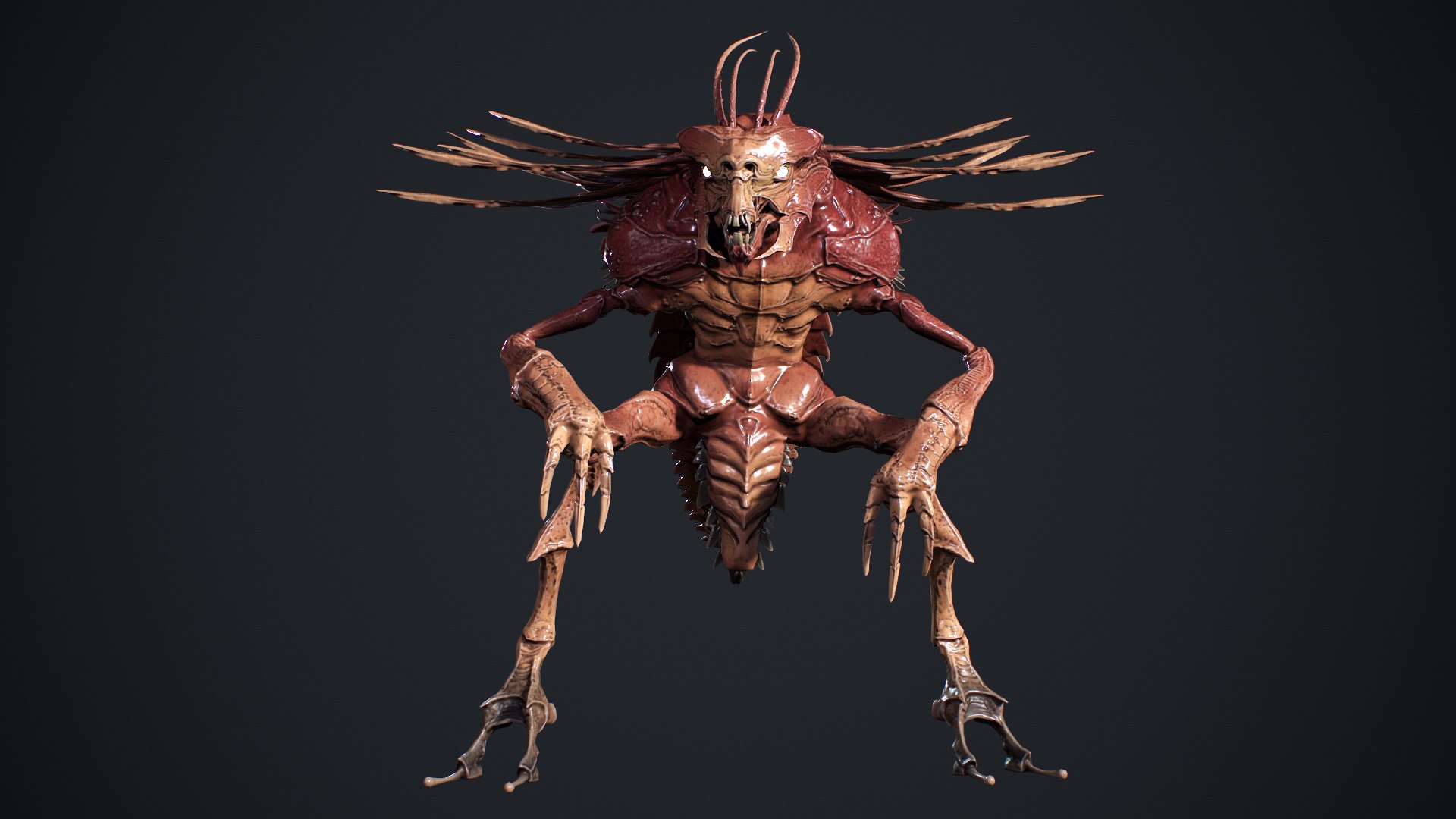 3D Bug Creature 2 Model - TurboSquid 1969215