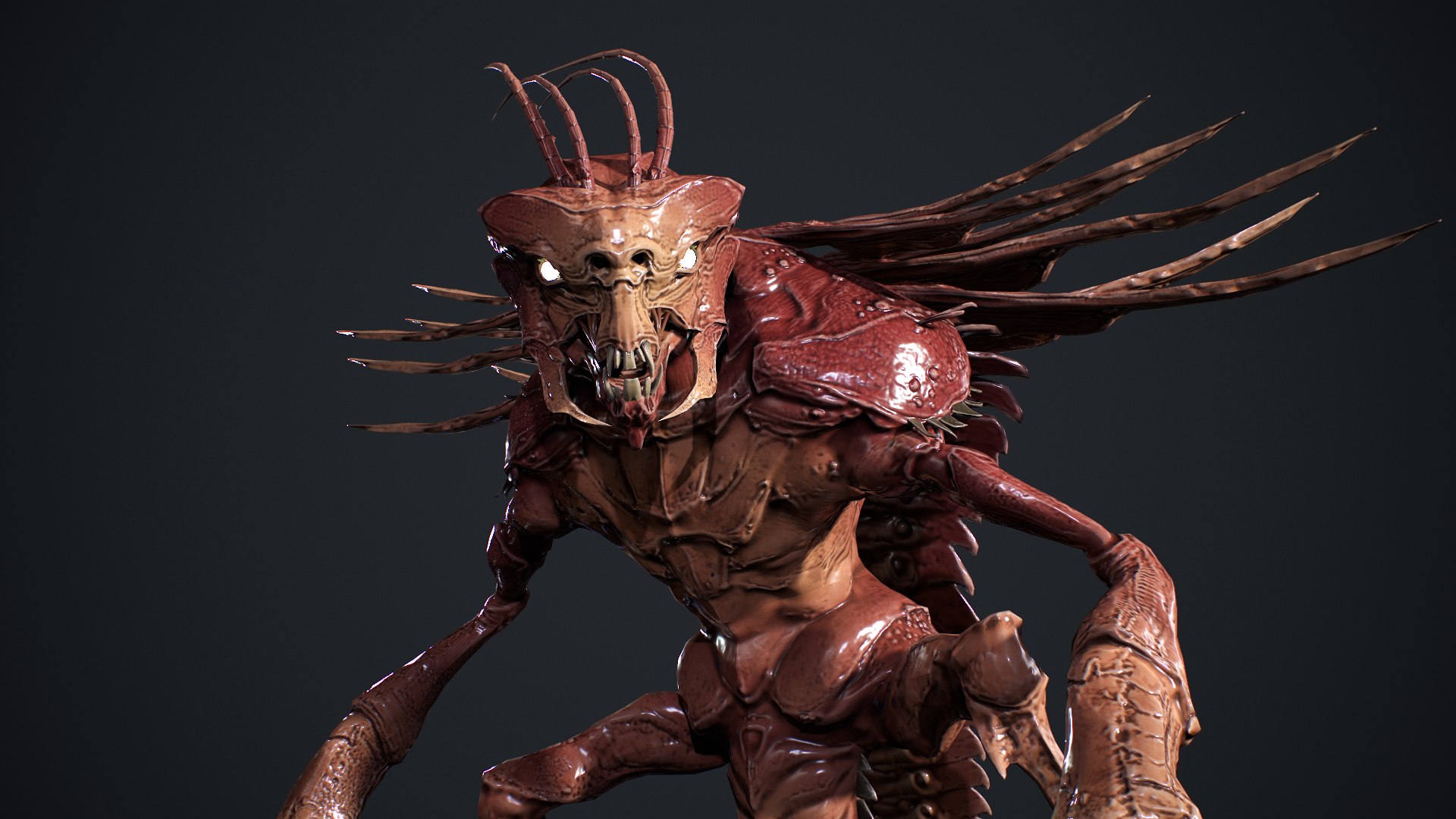 3D Bug Creature 2 Model - TurboSquid 1969215