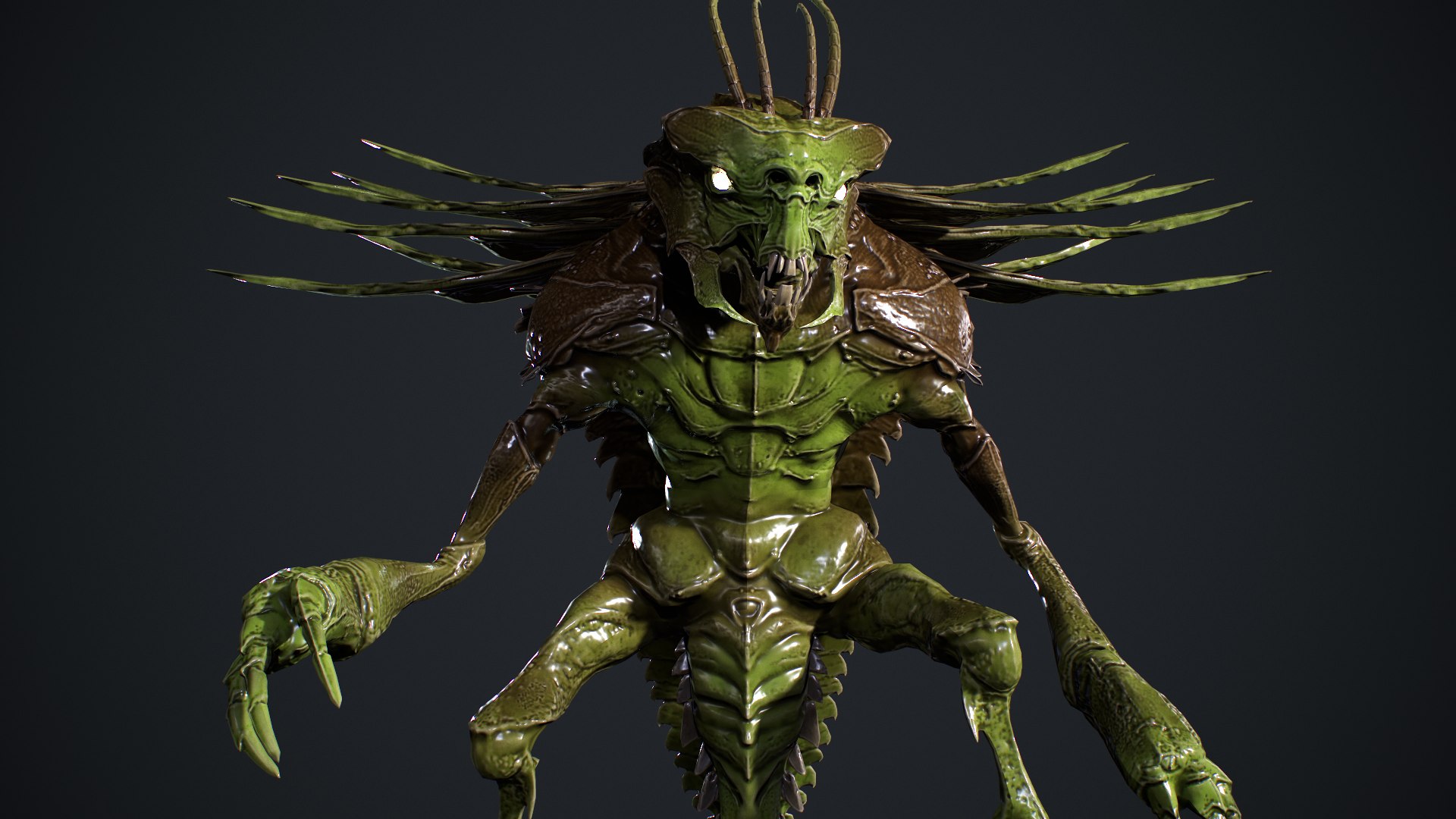 3D Bug Creature 2 Model - TurboSquid 1969215