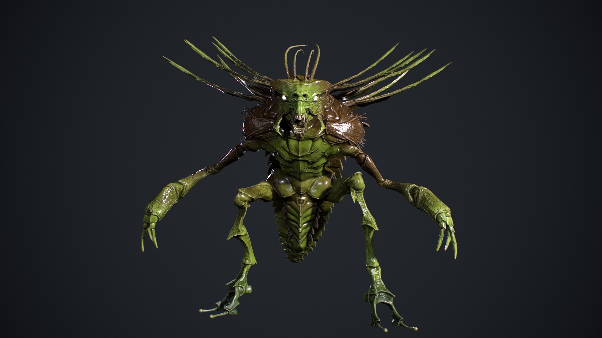 3D Bug Creature 2 Model - TurboSquid 1969215