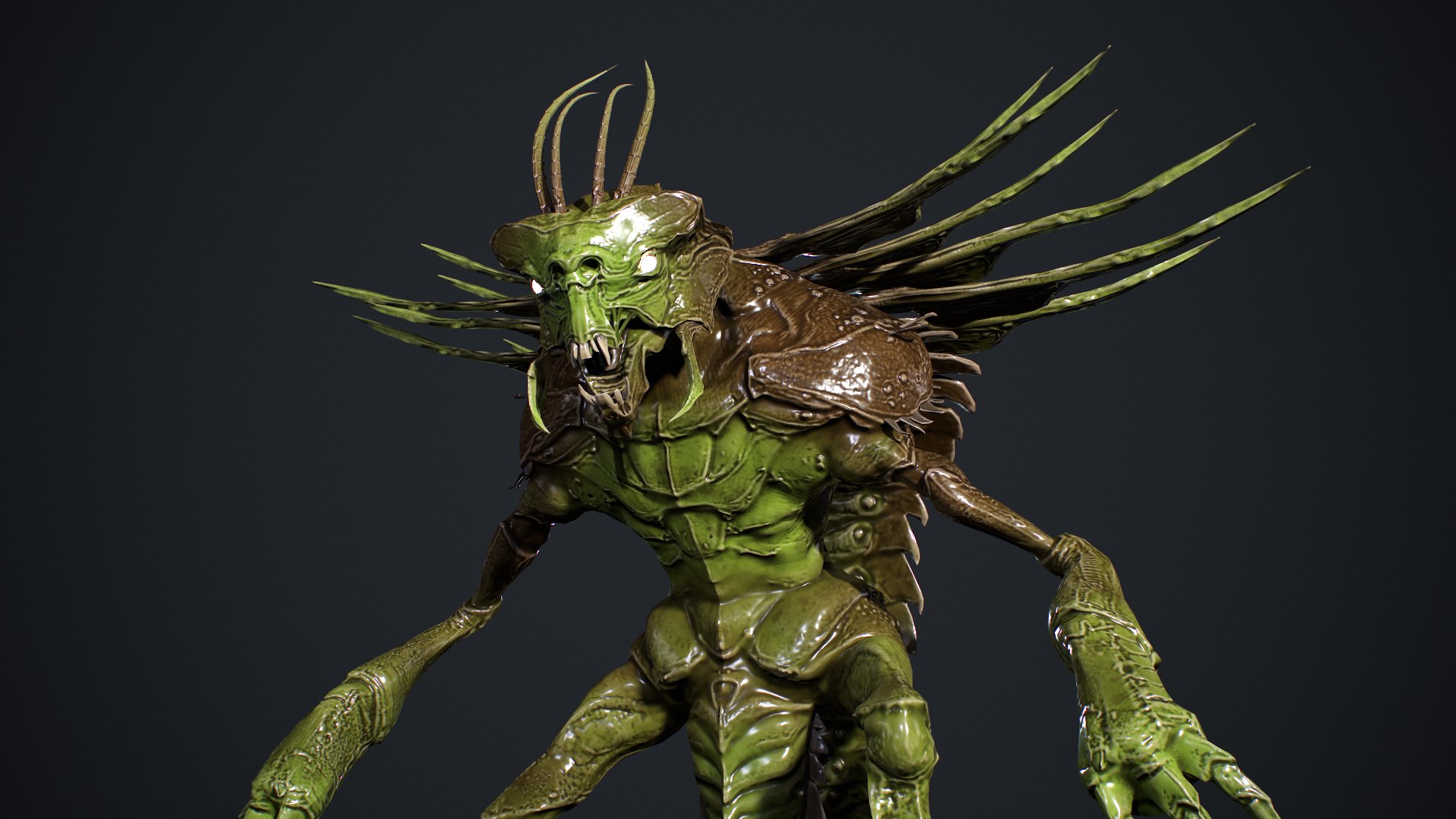 3D Bug Creature 2 Model - TurboSquid 1969215