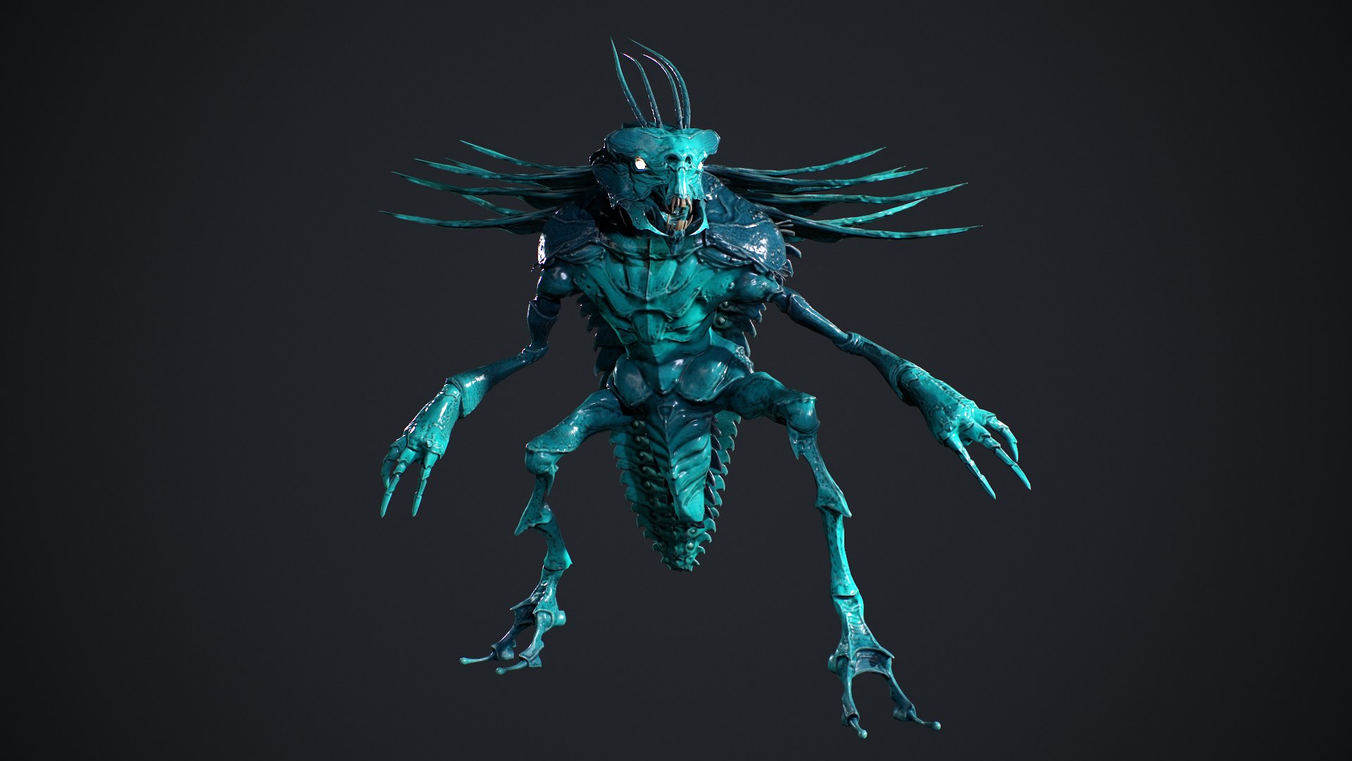 3D Bug Creature 2 Model - TurboSquid 1969215
