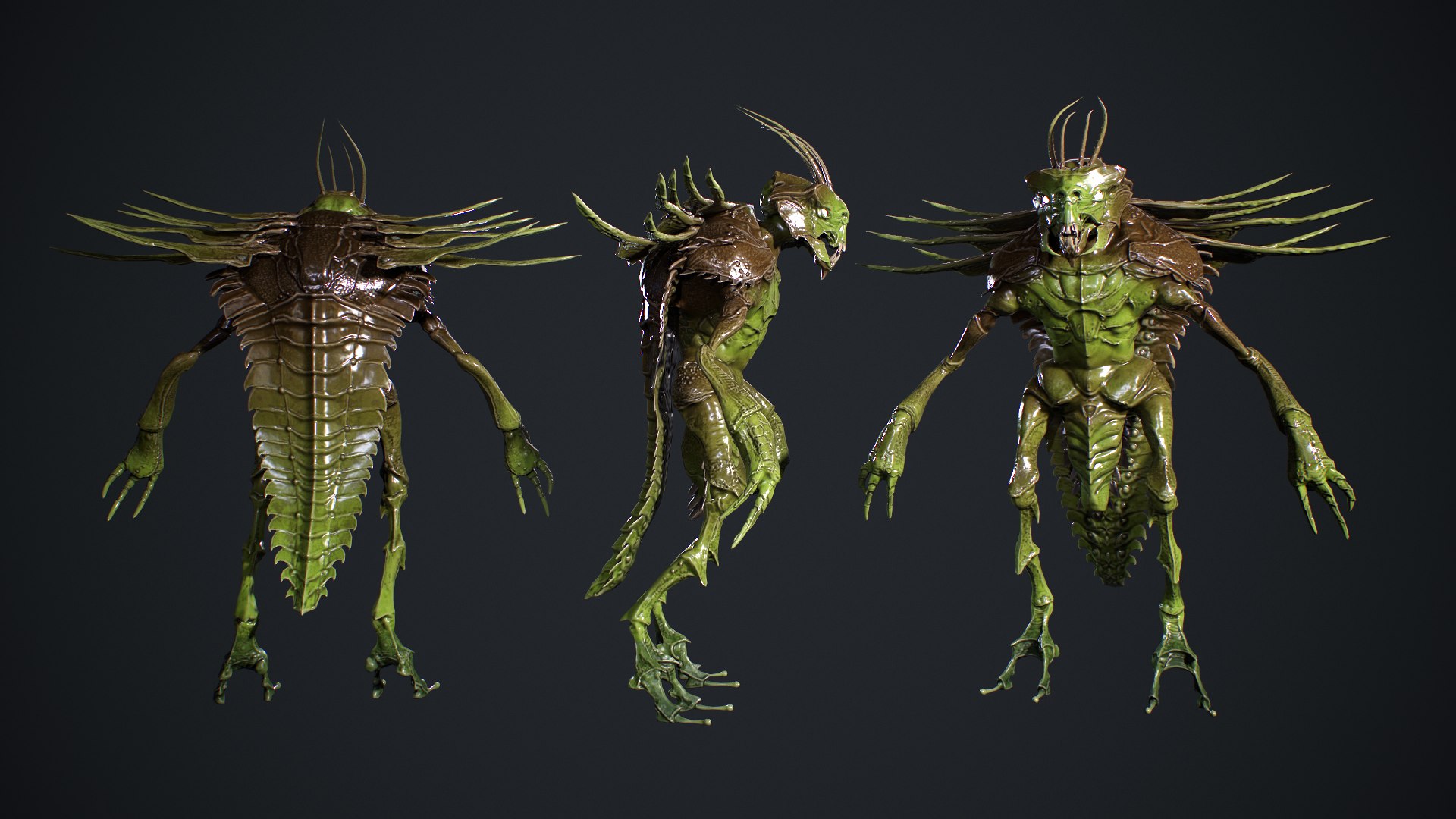 3D Bug Creature 2 Model - TurboSquid 1969215