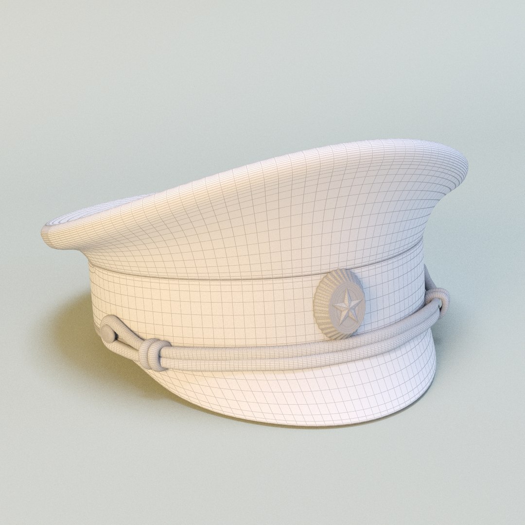 Russian Cap 3d Model