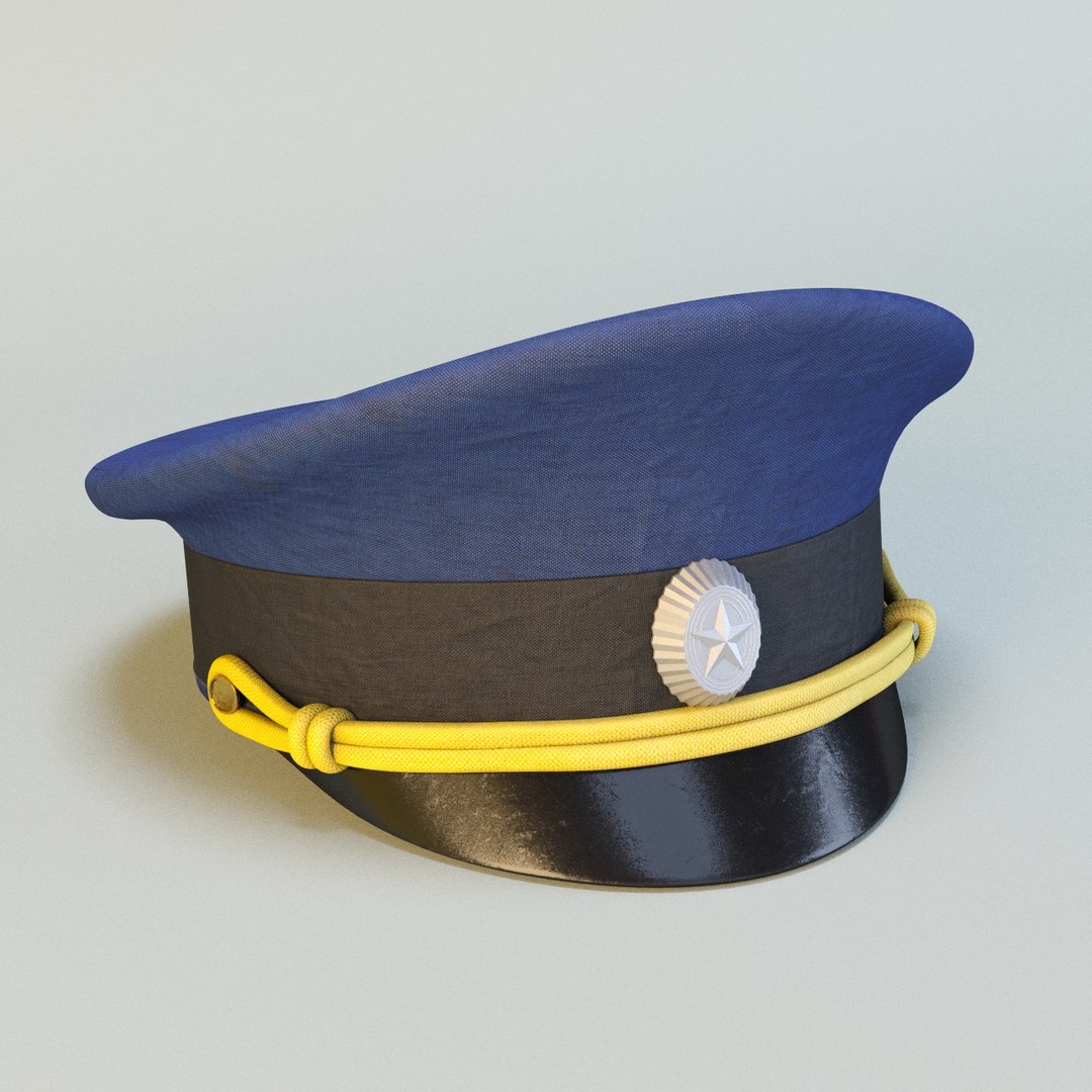Russian Cap 3d Model