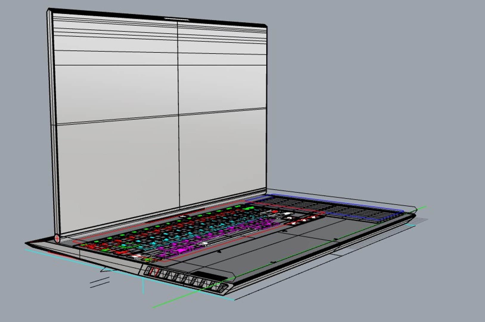 3D High Quality Gaming Laptop For Rhino Blender Keyshot and Autocad ...