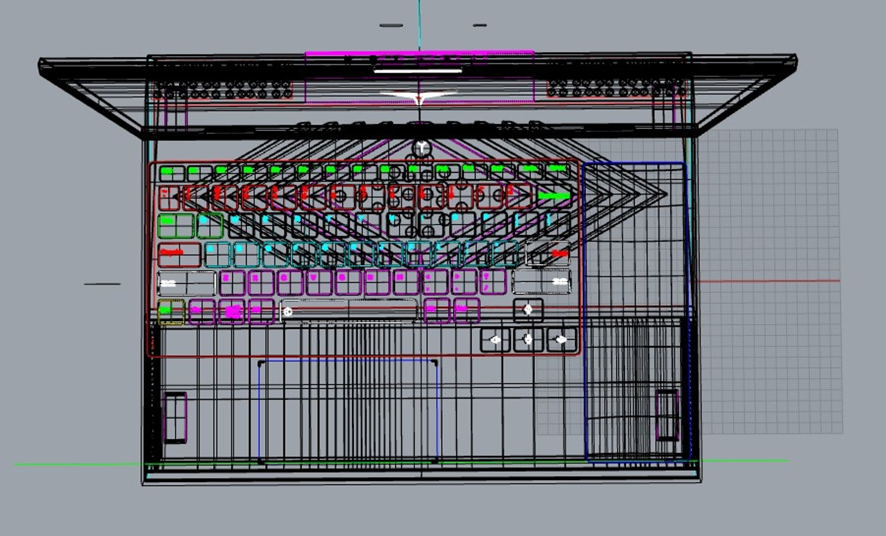 3D High Quality Gaming Laptop For Rhino Blender Keyshot and Autocad ...