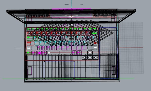 modelo 3d Laptop para juegos de alta calidad para Rhino Blender Keyshot ...