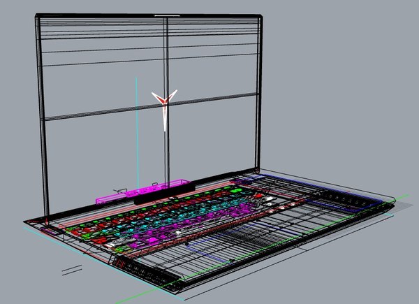 modelo 3d Laptop para juegos de alta calidad para Rhino Blender Keyshot ...