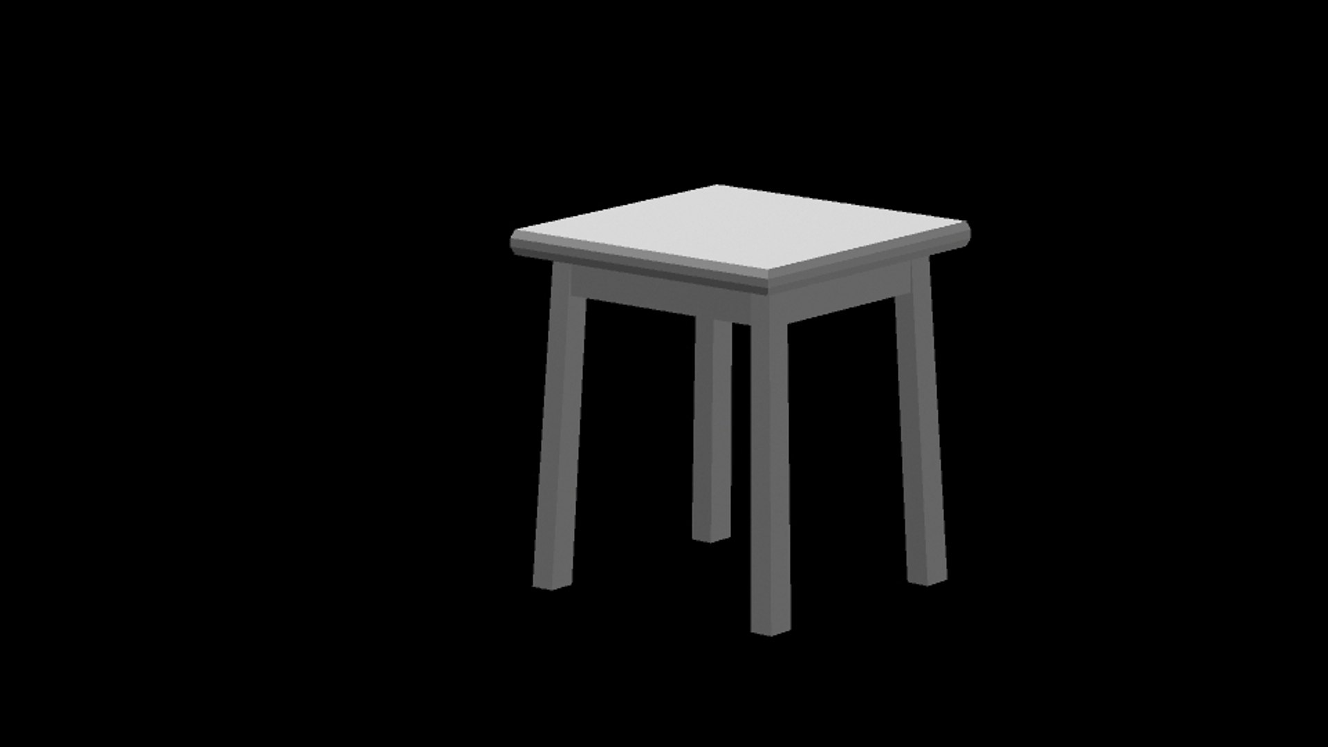 3D Model Stool Simple - TurboSquid 1401724