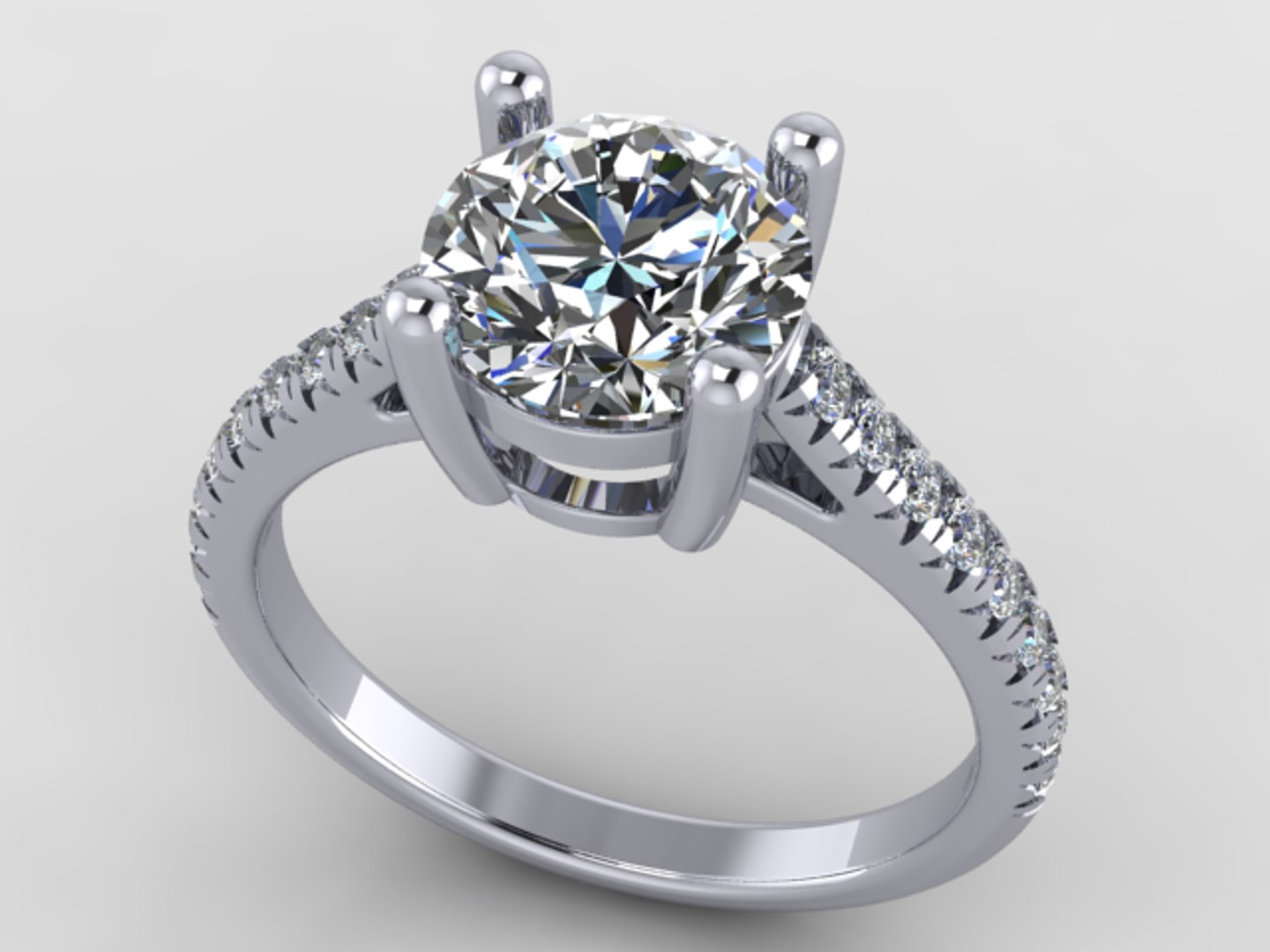 3d Engagement Ring