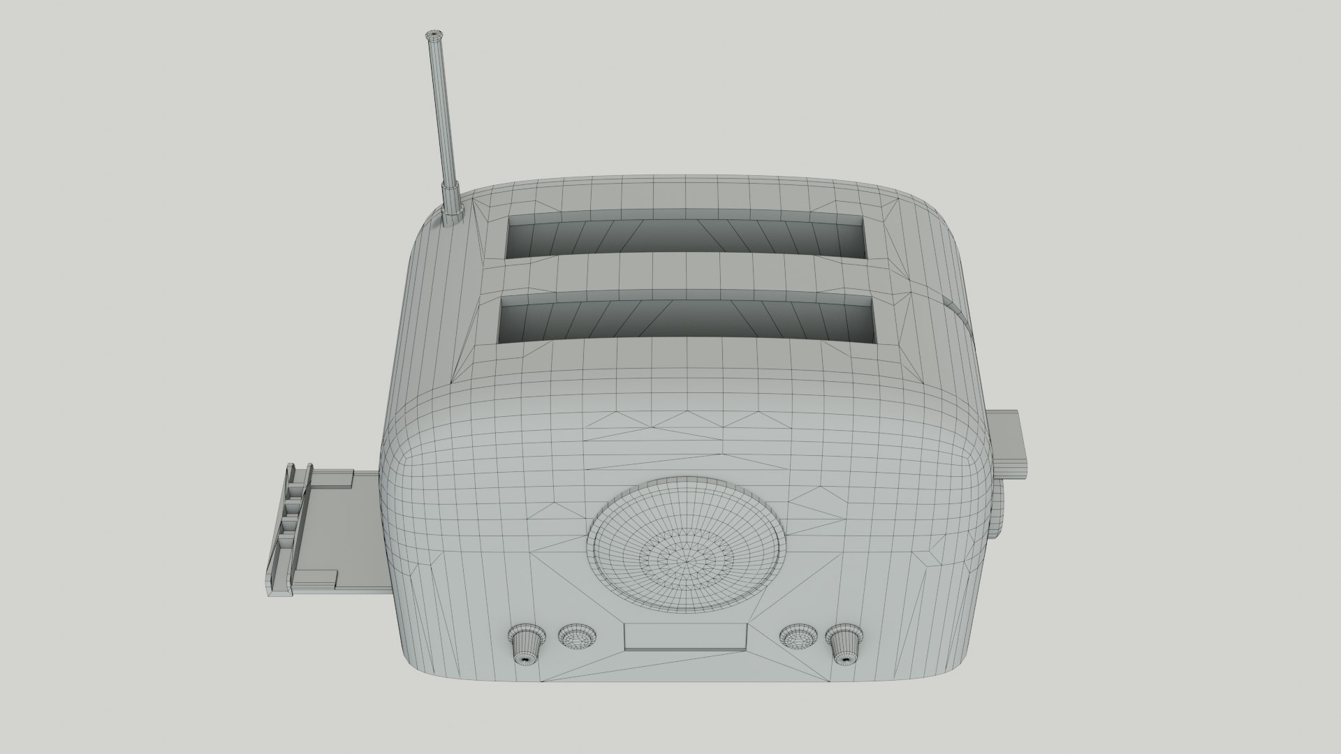 Toaster Radio 3D Model - TurboSquid 1769343