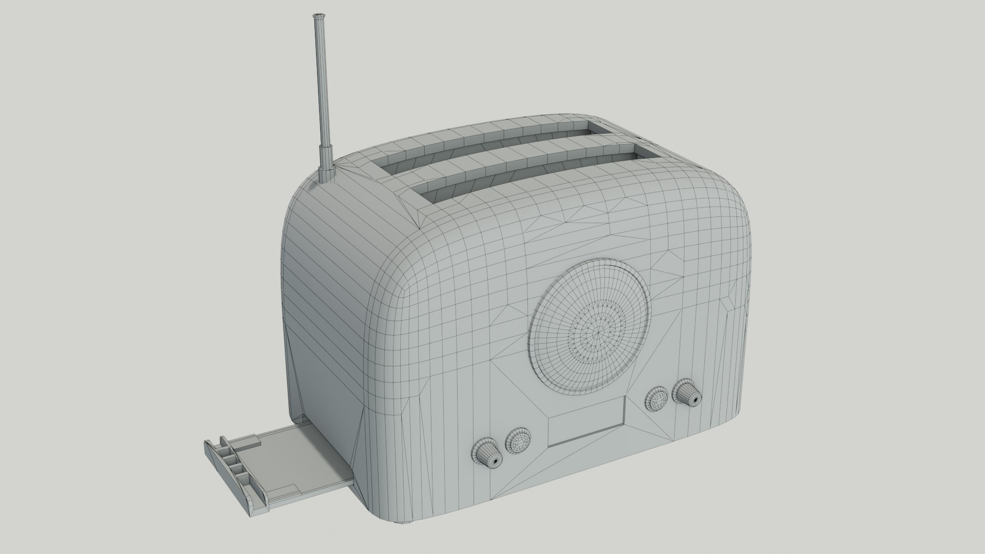 Toaster Radio 3D Model - TurboSquid 1769343