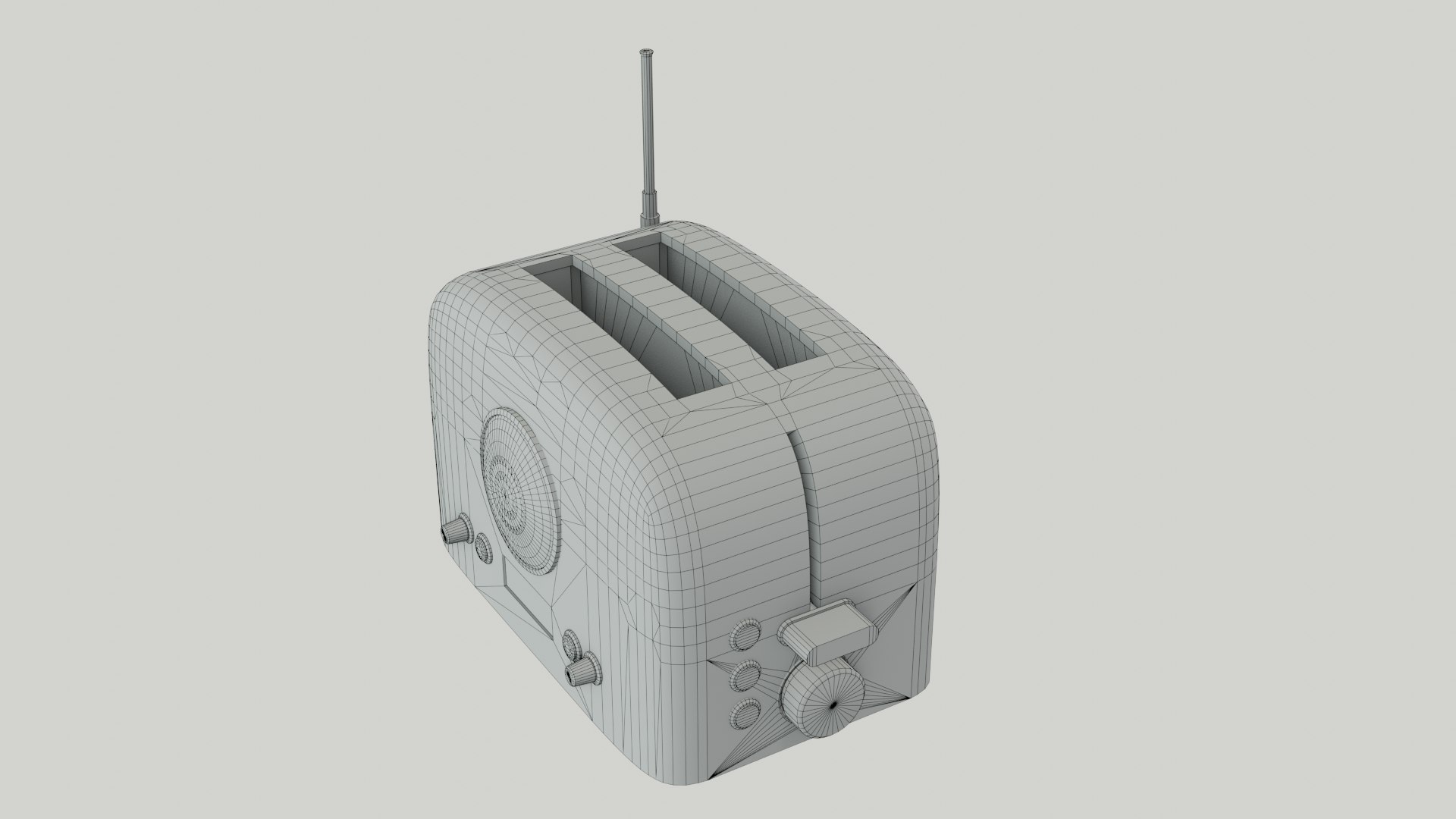 Toaster Radio 3D Model - TurboSquid 1769343