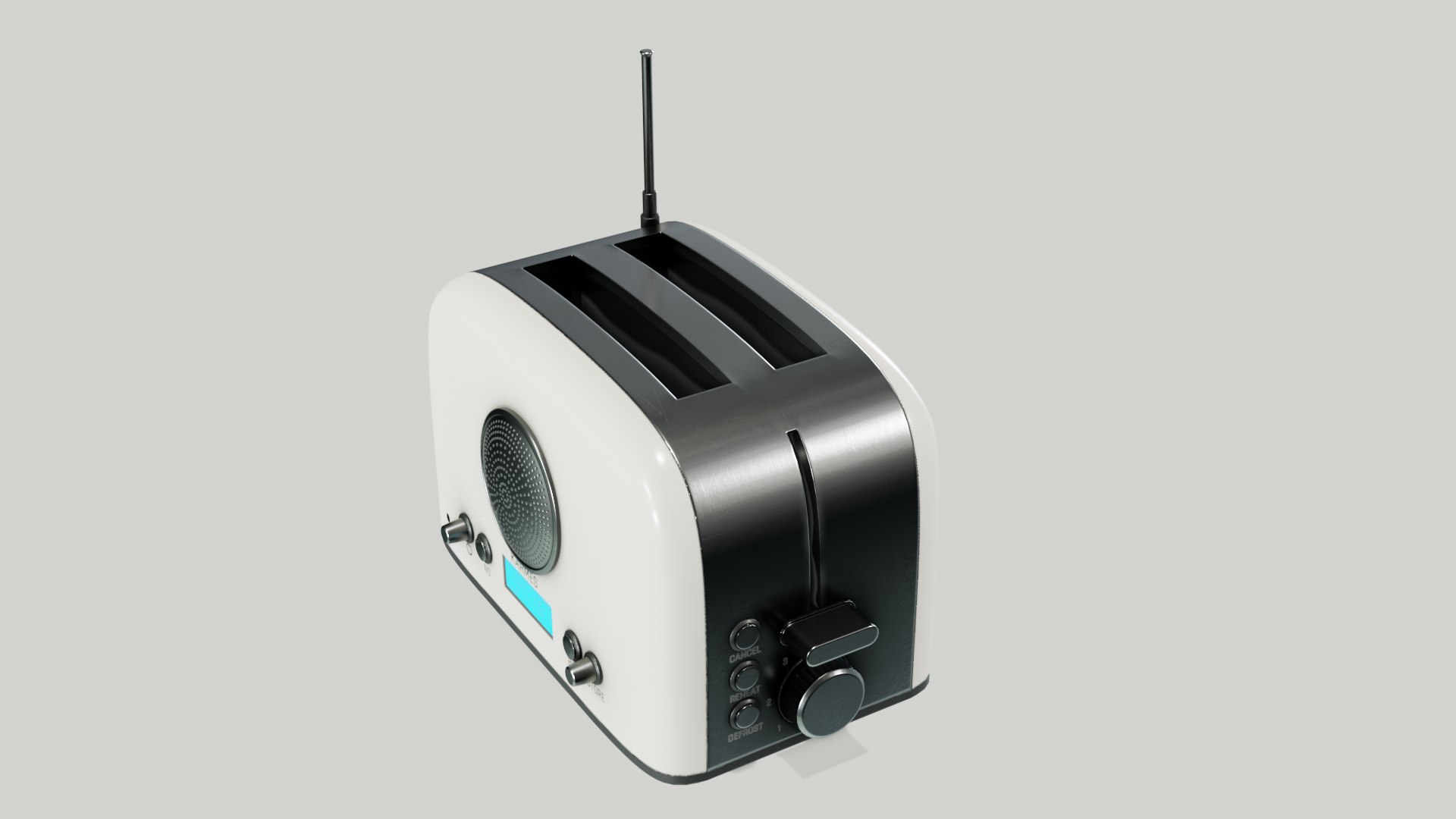 Toaster Radio 3D Model - TurboSquid 1769343