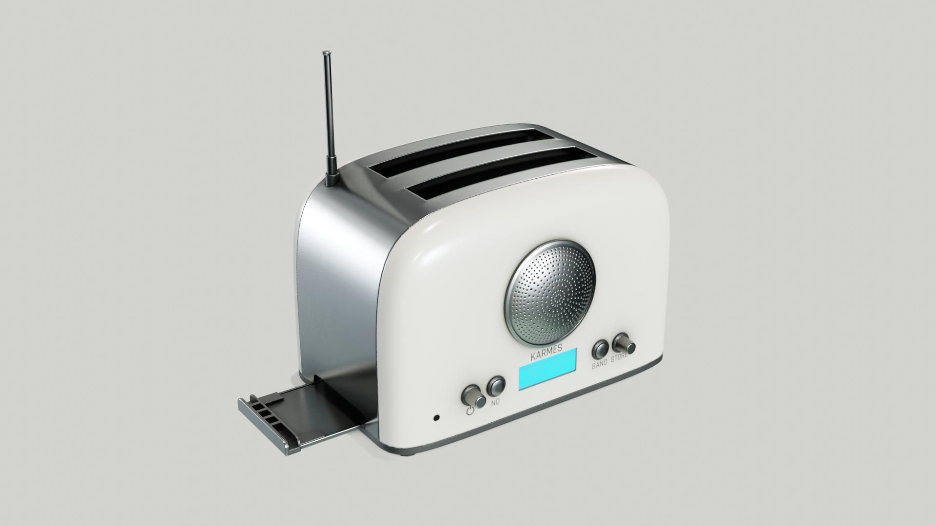 Toaster Radio 3D Model - TurboSquid 1769343