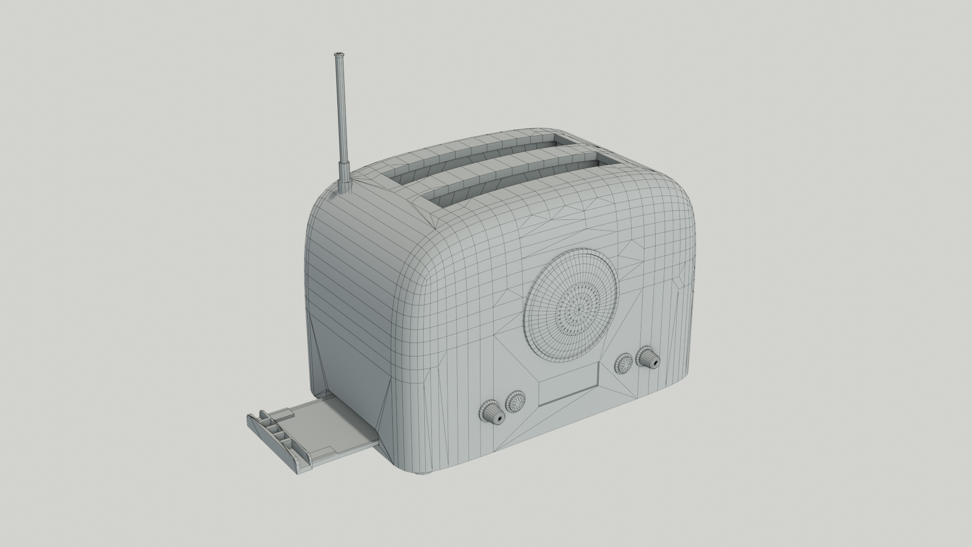 Toaster Radio 3D Model - TurboSquid 1769343
