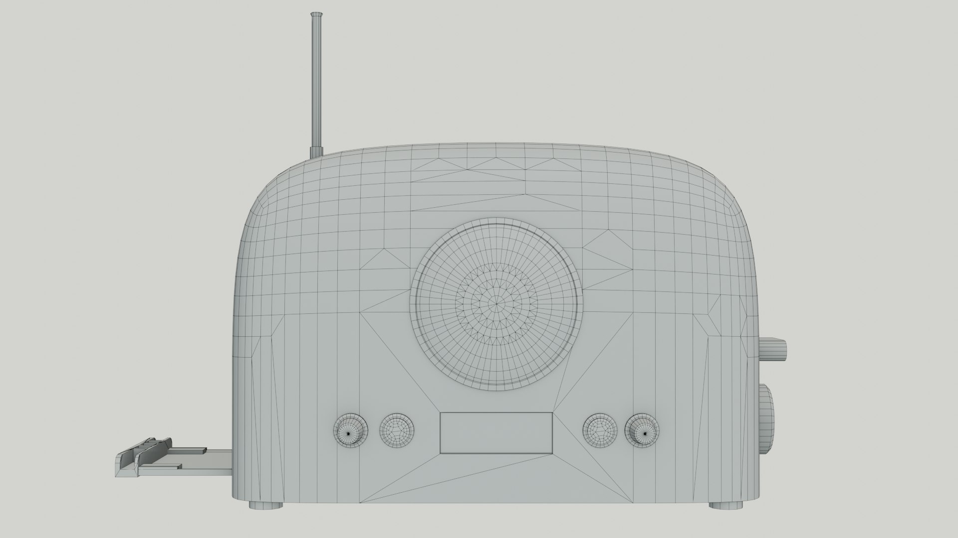 Toaster Radio 3D Model - TurboSquid 1769343