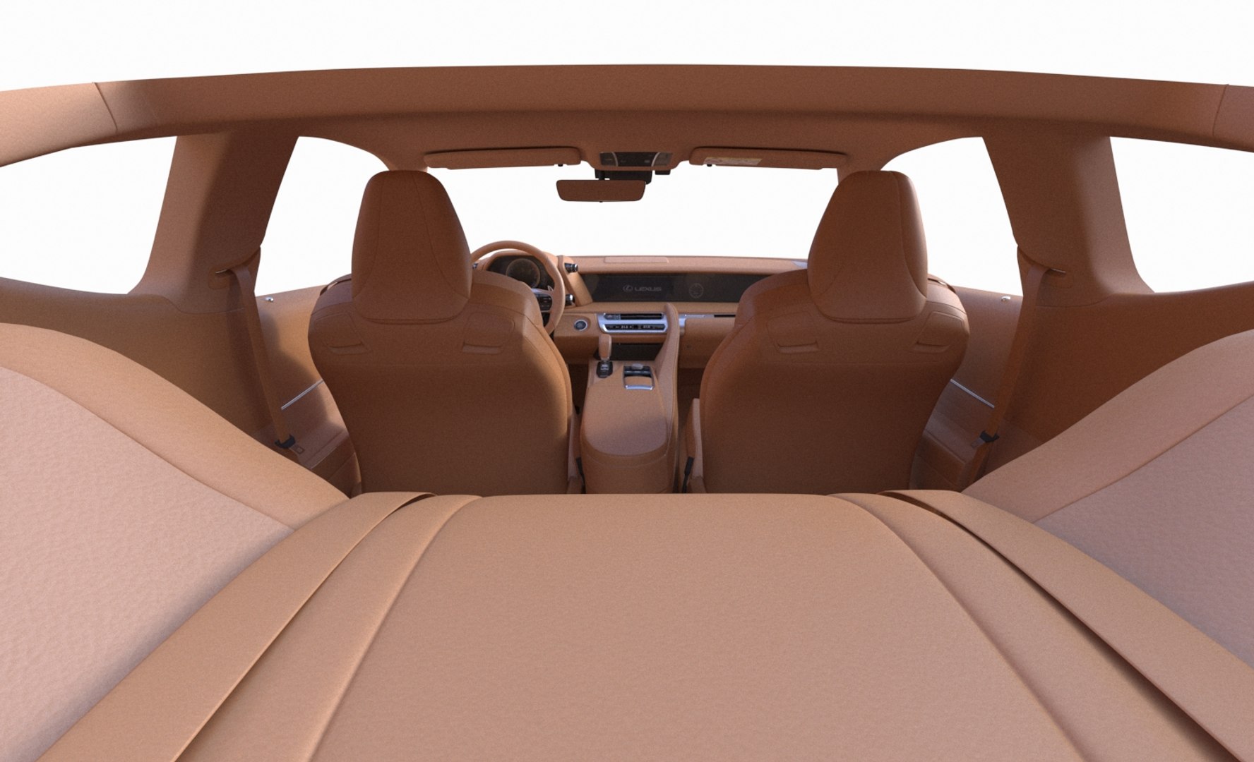3D Lexus Car Interior - TurboSquid 1435575