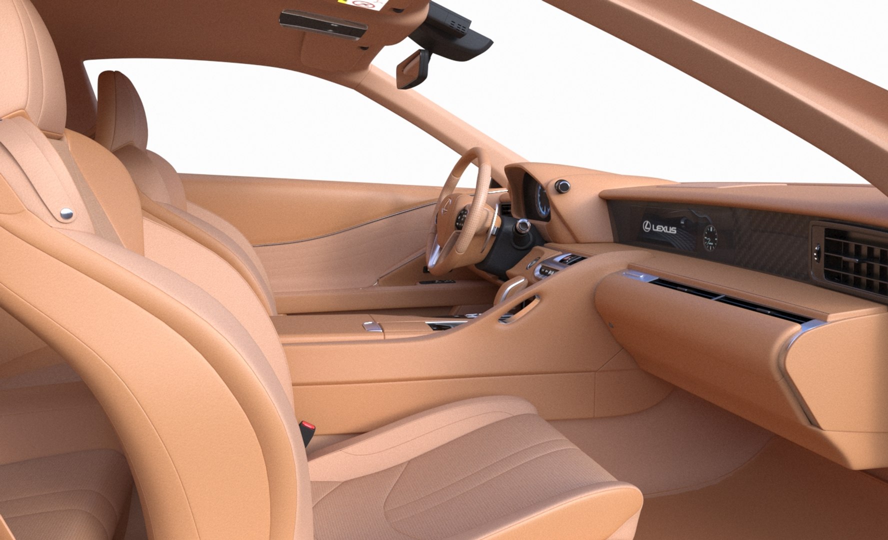 3D Lexus Car Interior - TurboSquid 1435575