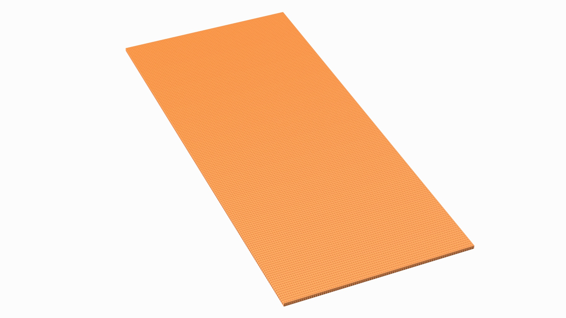 3D Orange Color Yoga Mat - TurboSquid 2141164