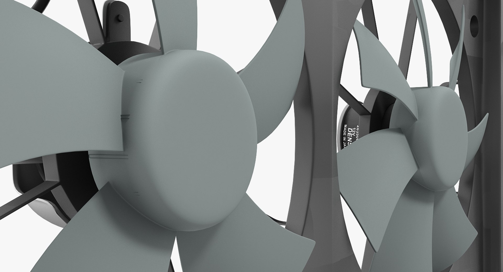 Radiator Fans 3D Model - TurboSquid 1302166