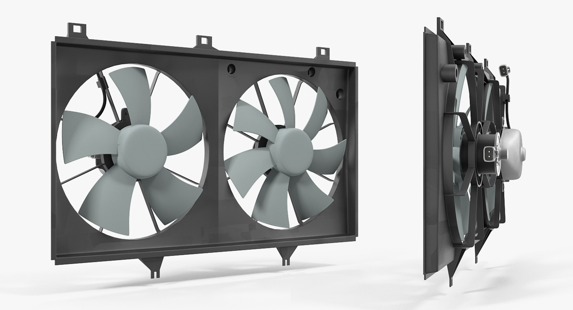 Radiator Fans 3D Model - TurboSquid 1302166