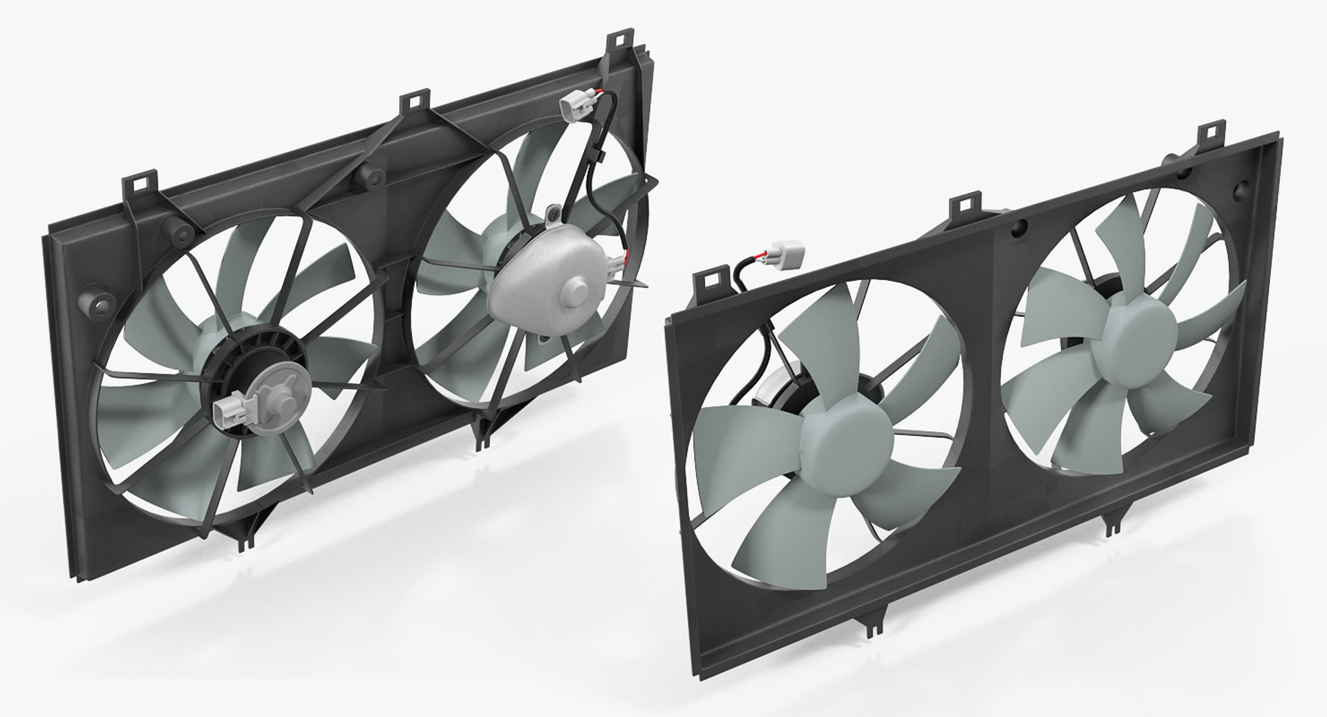 Radiator Fans 3D Model - TurboSquid 1302166