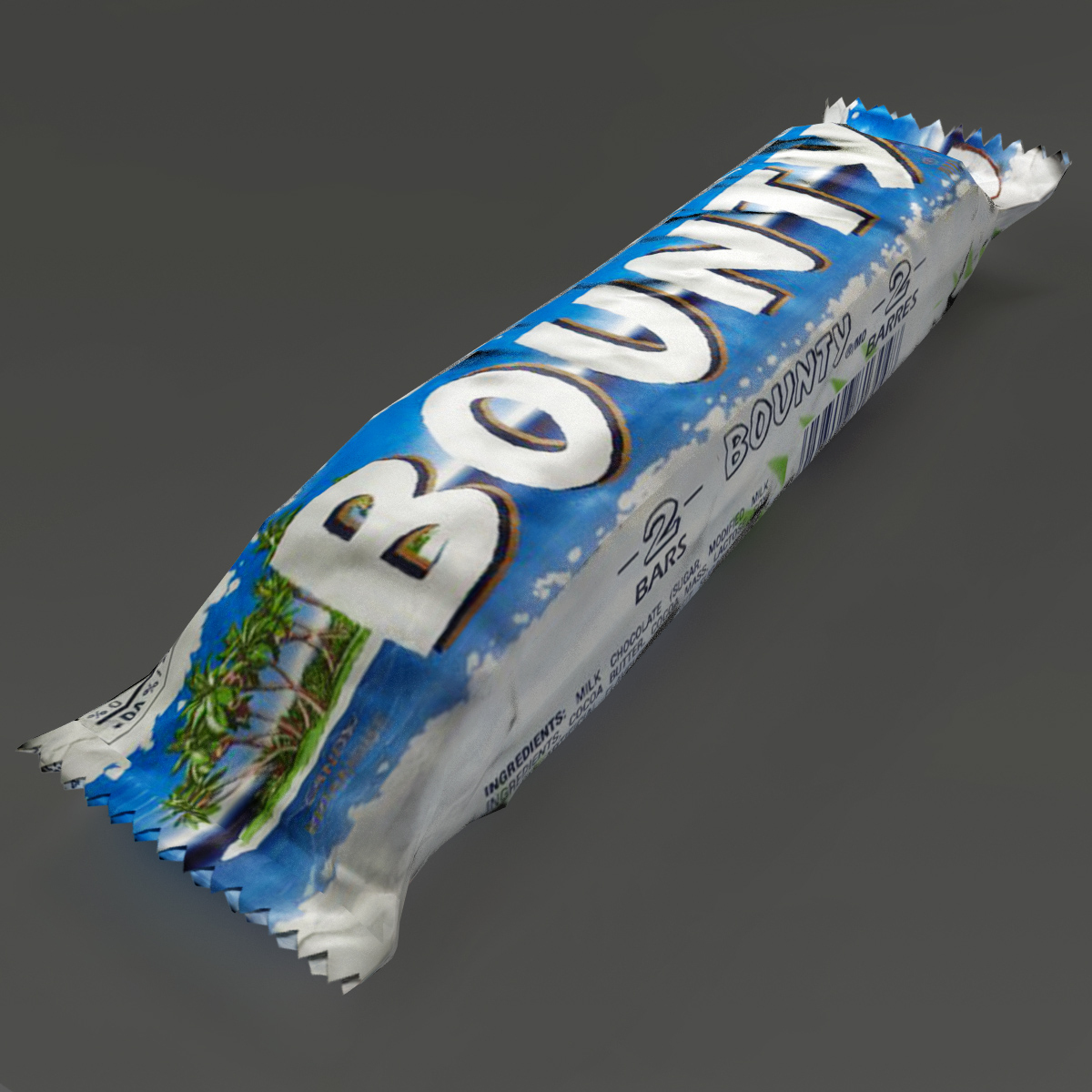 chocolate set snickers 3d 3ds