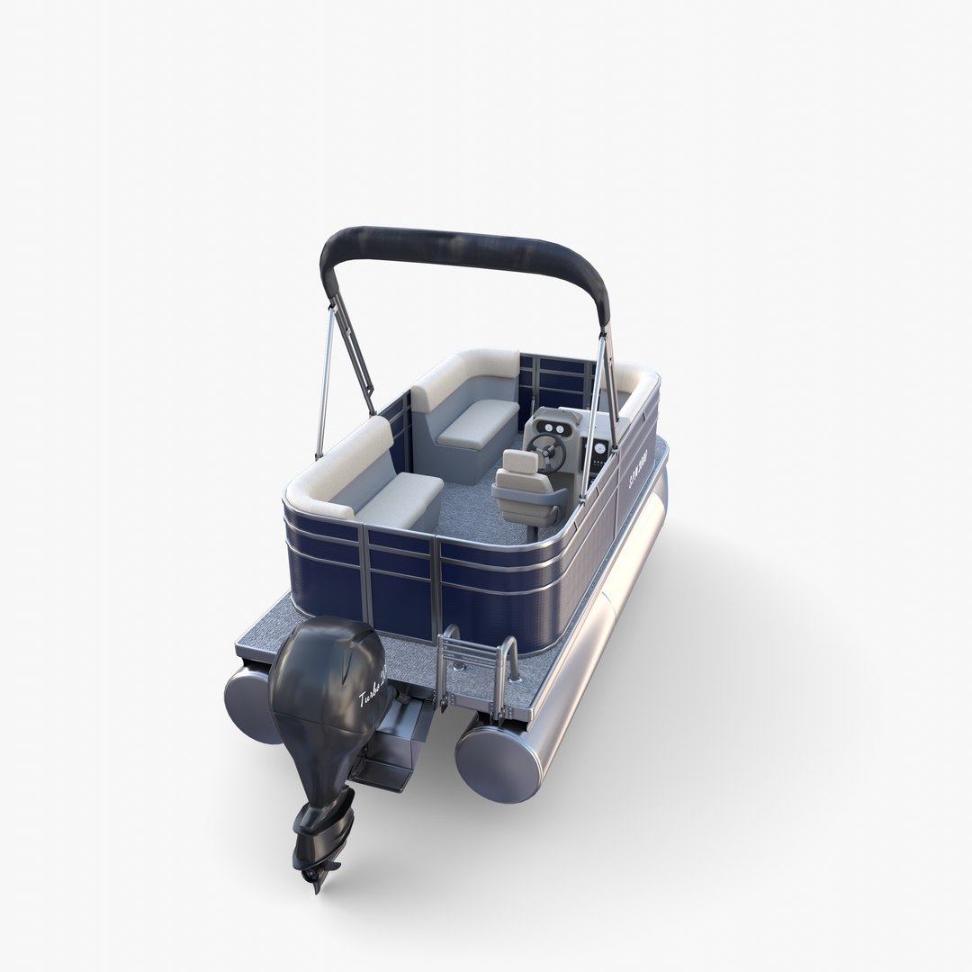 Pontoon Boat V1 3D Model - TurboSquid 2340336