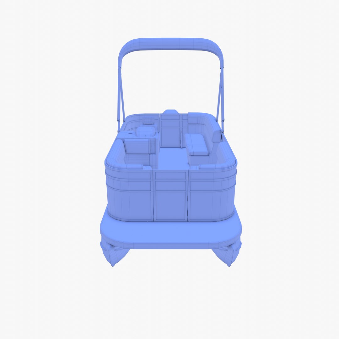 Pontoon Boat V1 3D Model - TurboSquid 2340336