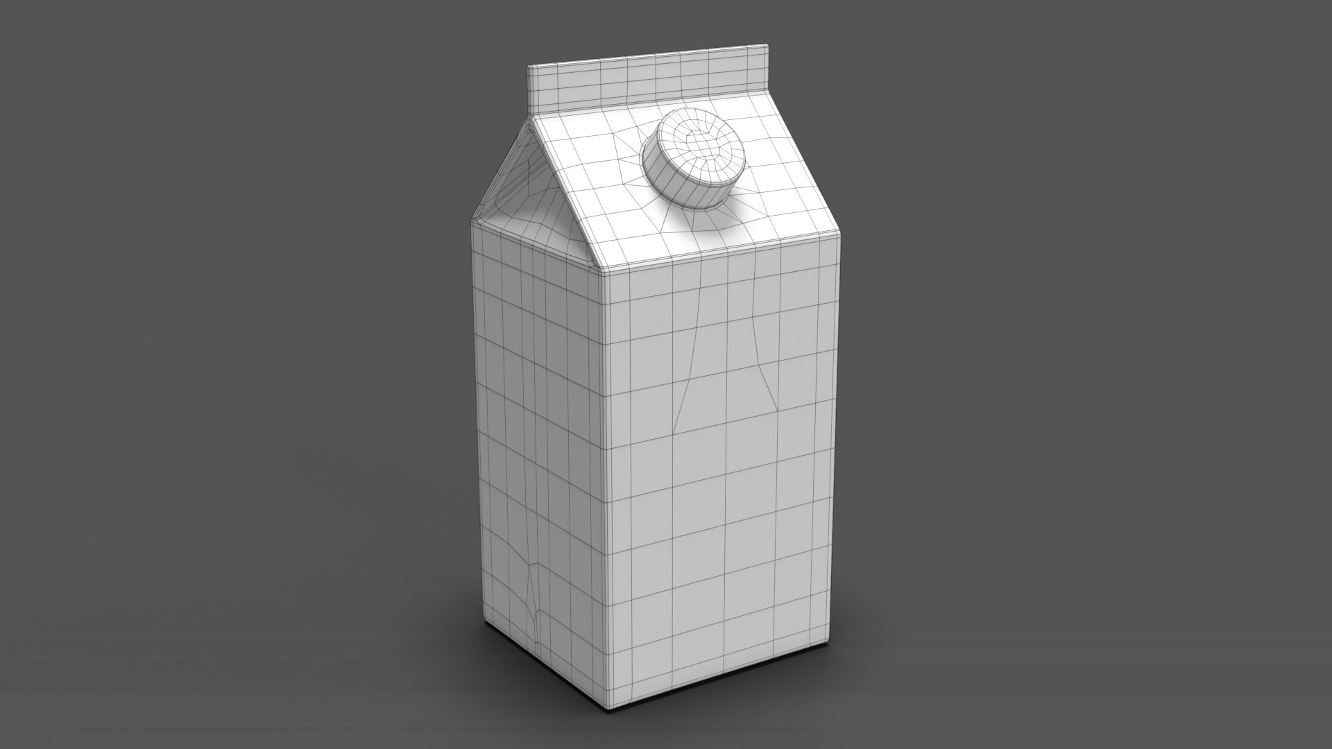 Milk Packaging Box PBR 3D Model - TurboSquid 2315544