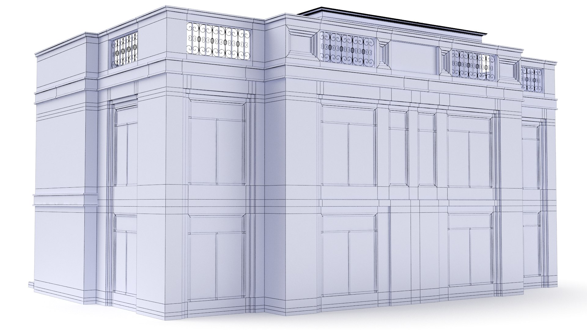 3D Model Classic Building 04 - TurboSquid 2261928