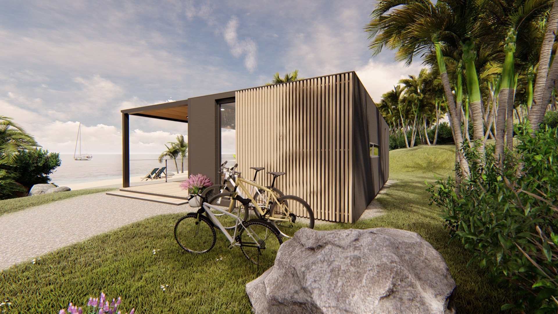 3D Modern Mobile Home Tiny - TurboSquid 1471478