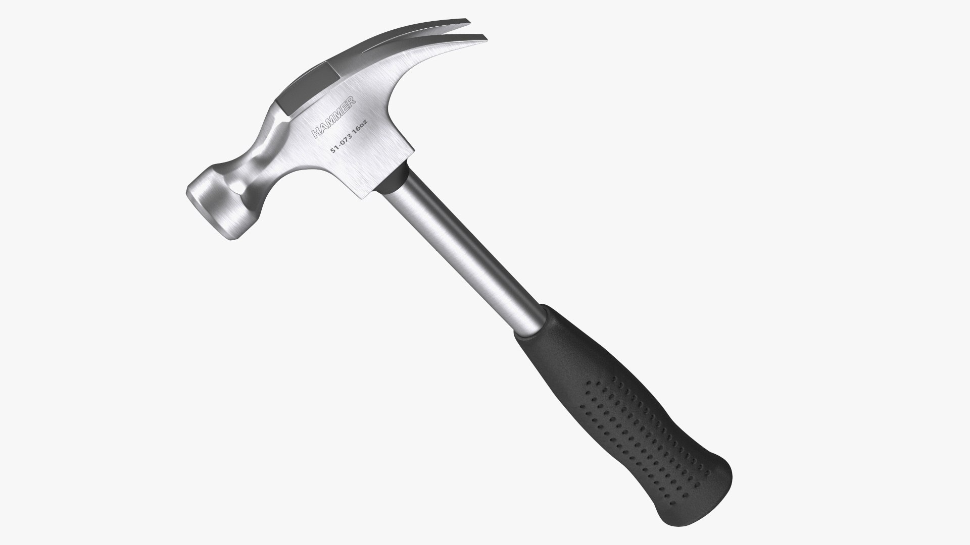 3D Steel Shaft Claw Hammer model - TurboSquid 2040340