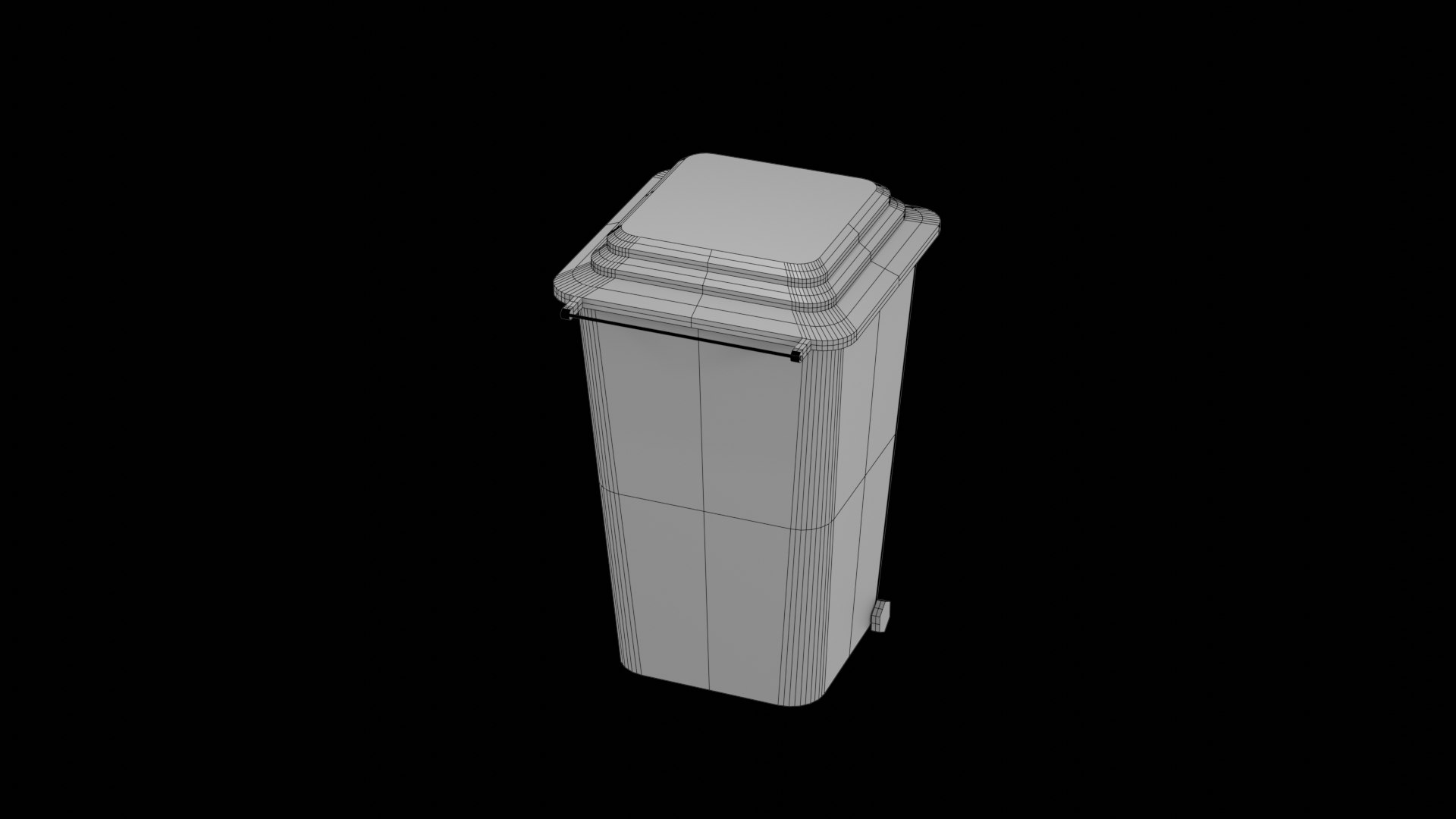 3D Dustbin - TurboSquid 2003549