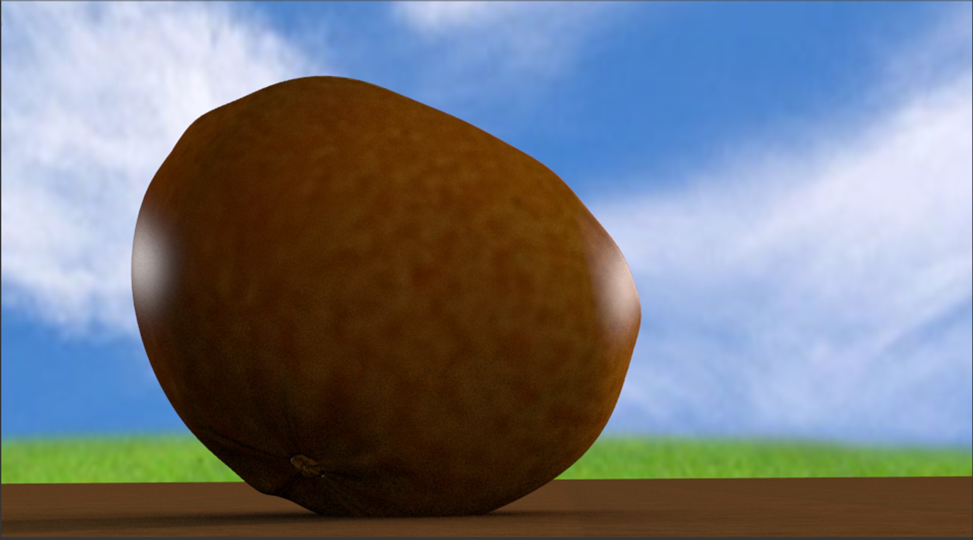 Realistic Orange 3d Model