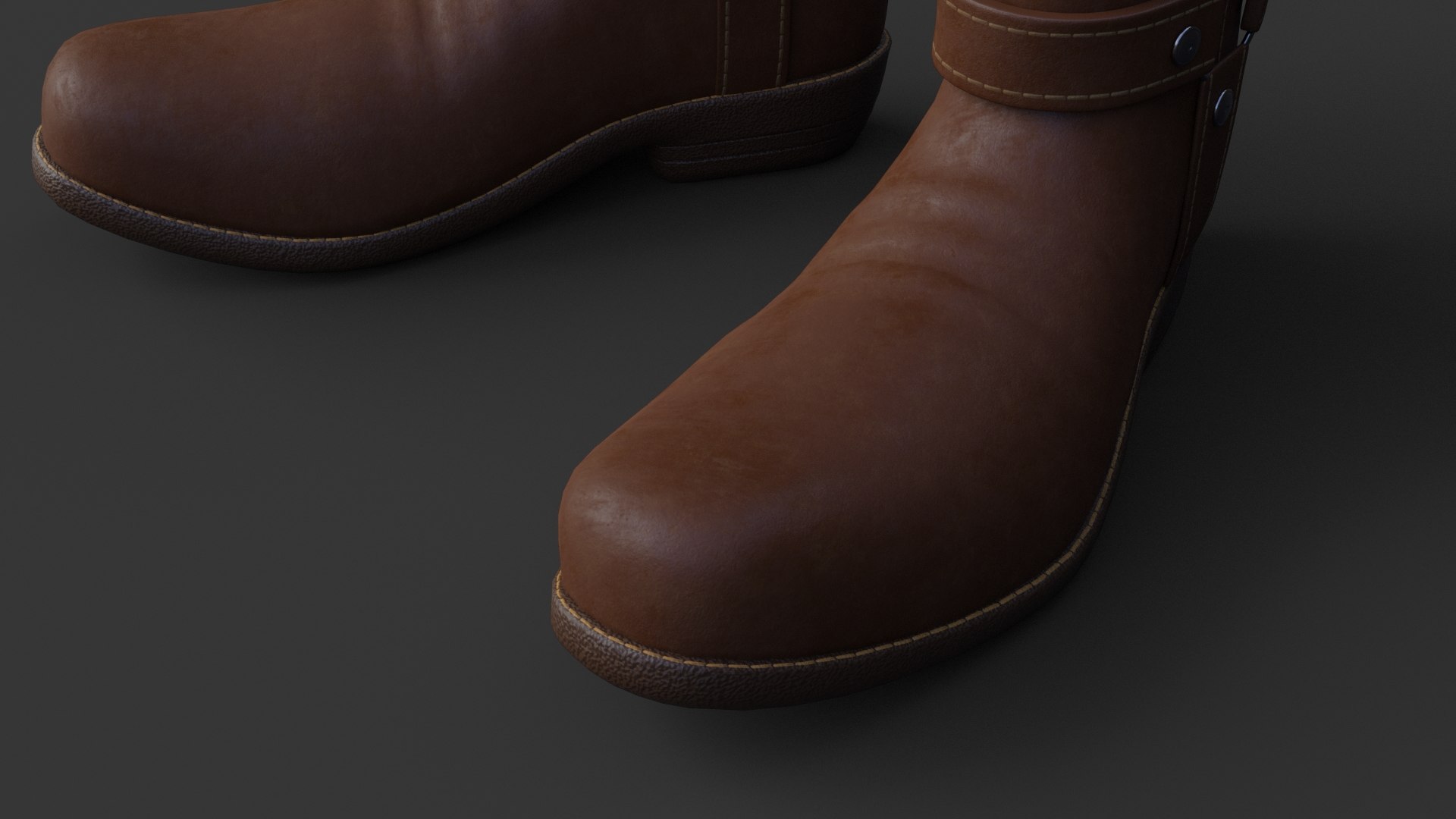 Cowboy Boots 3D Model - TurboSquid 2089063