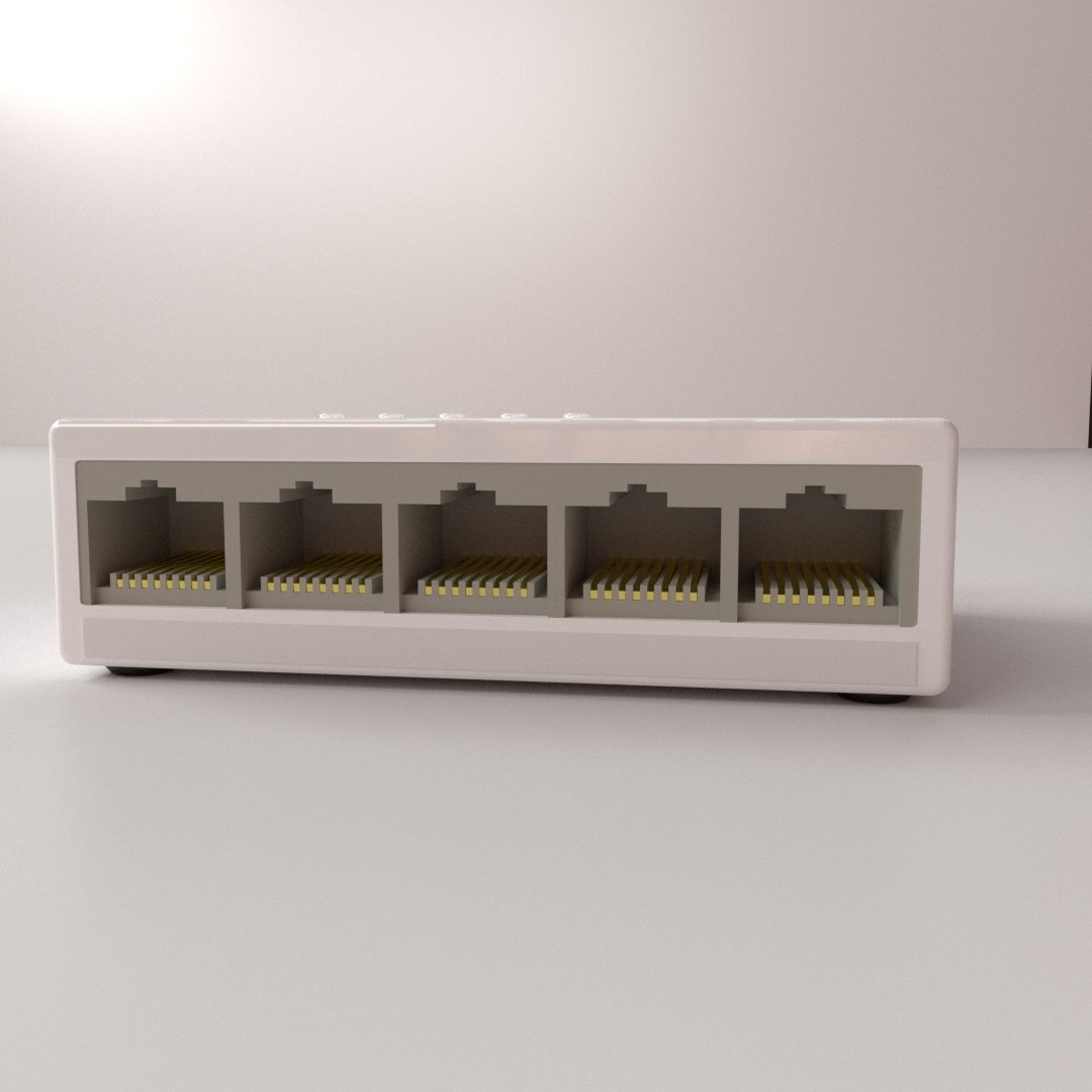 Network Hub 3D Model - TurboSquid 1544010