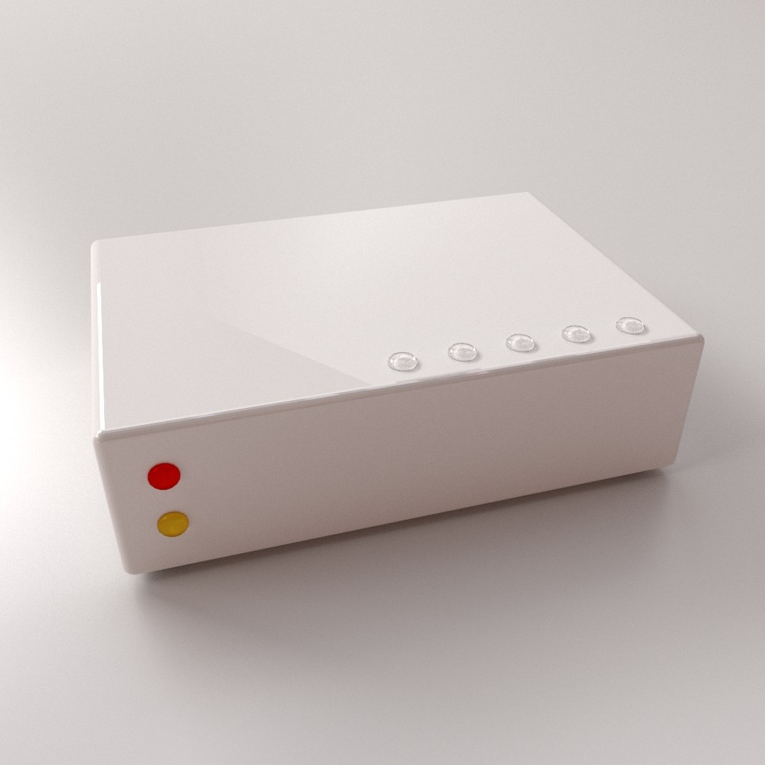 Network Hub 3D Model - TurboSquid 1544010