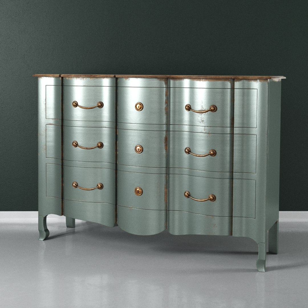 Commode model - TurboSquid 1299897