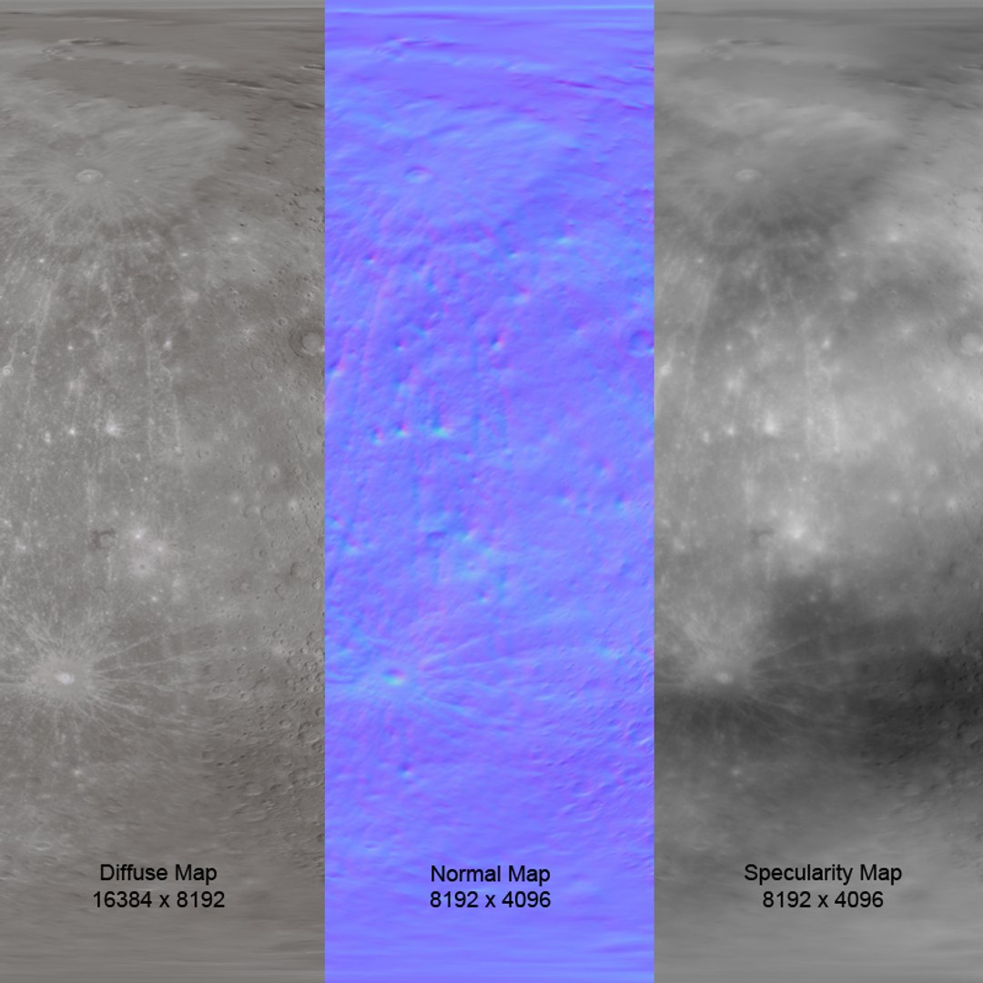 3d Model Photorealistic Planets Solar Mercury Venus