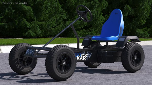 modelo 3d Go Kart de pedal azul aparejado - TurboSquid 2091511