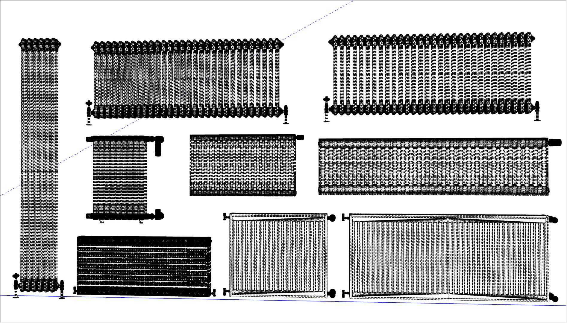 Radiator Heater-A2 3D Model - TurboSquid 2041438