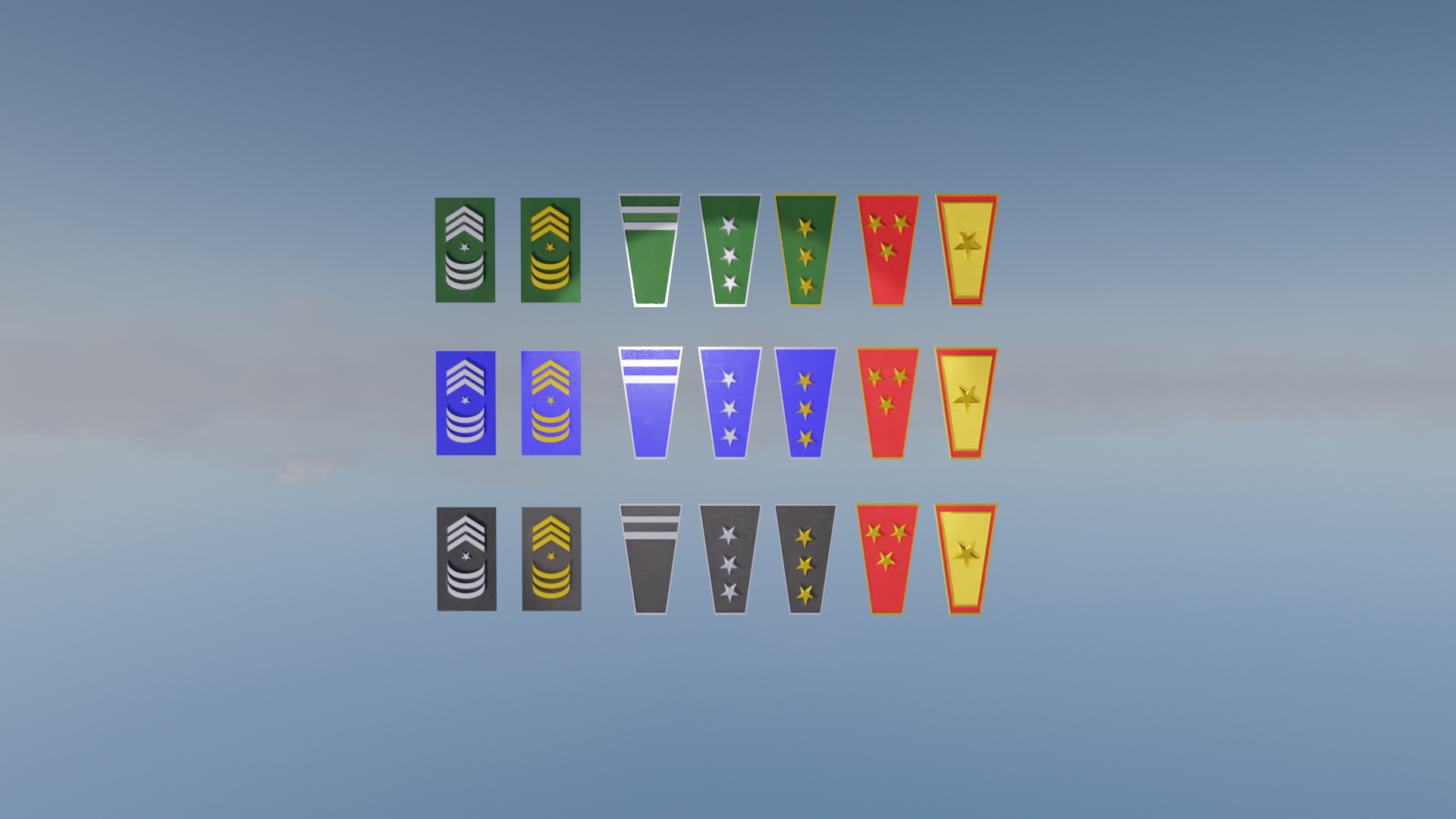 Military Rank Model - TurboSquid 2136854