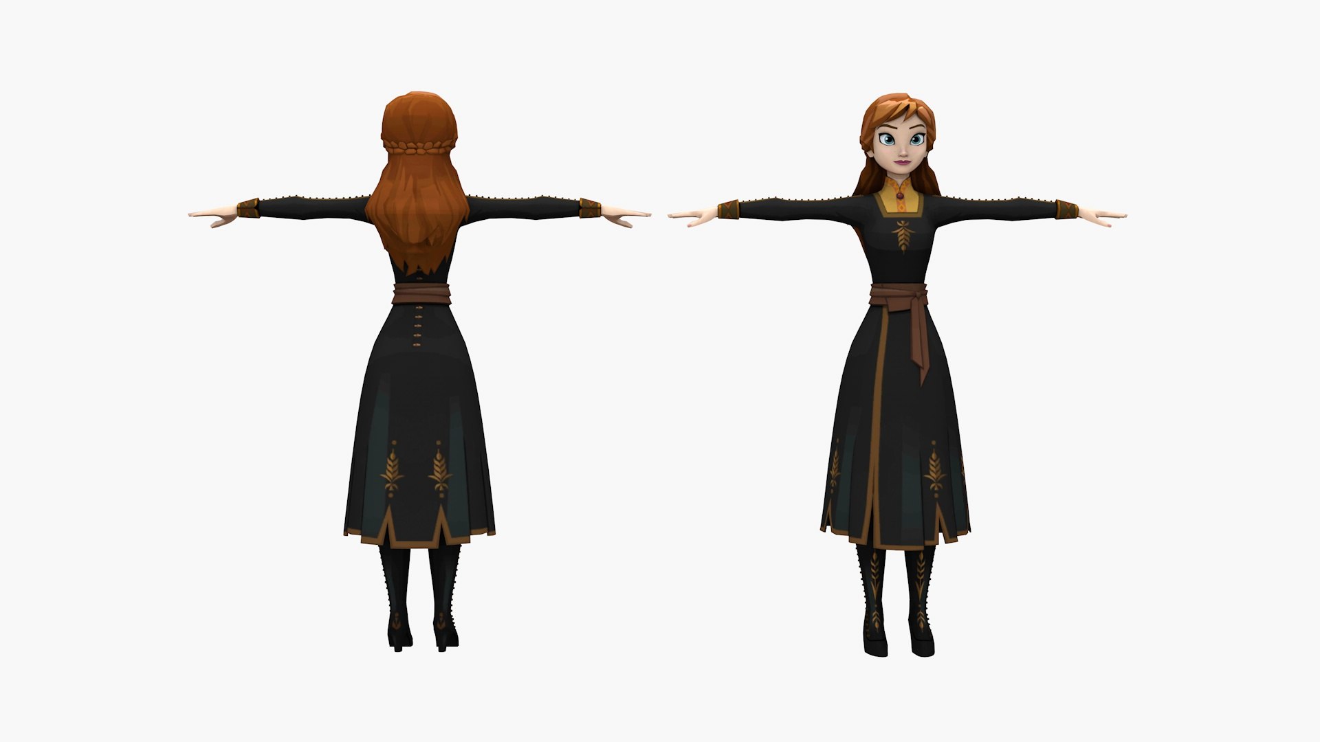 3D Anna Princess - TurboSquid 2374290